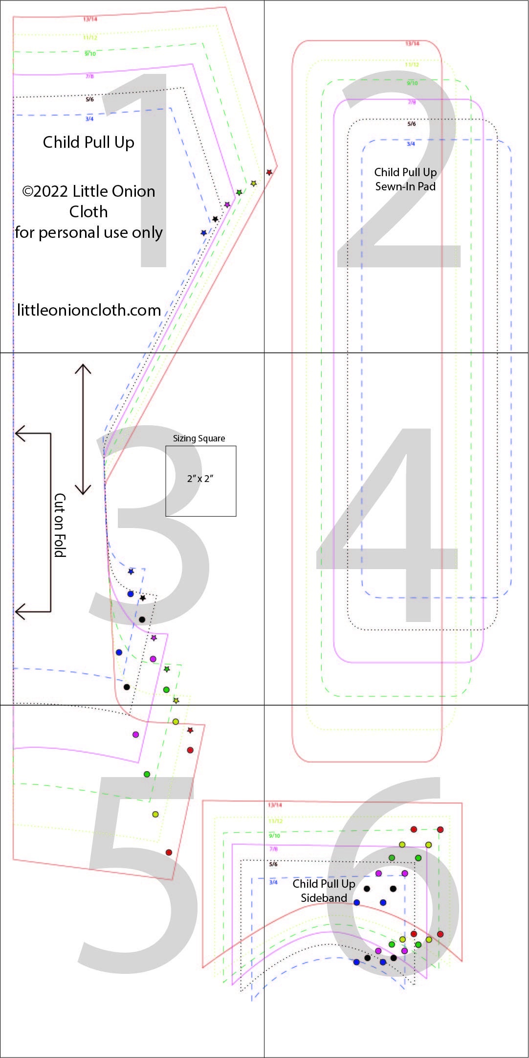 Child Pull up Sewing Pattern - Etsy