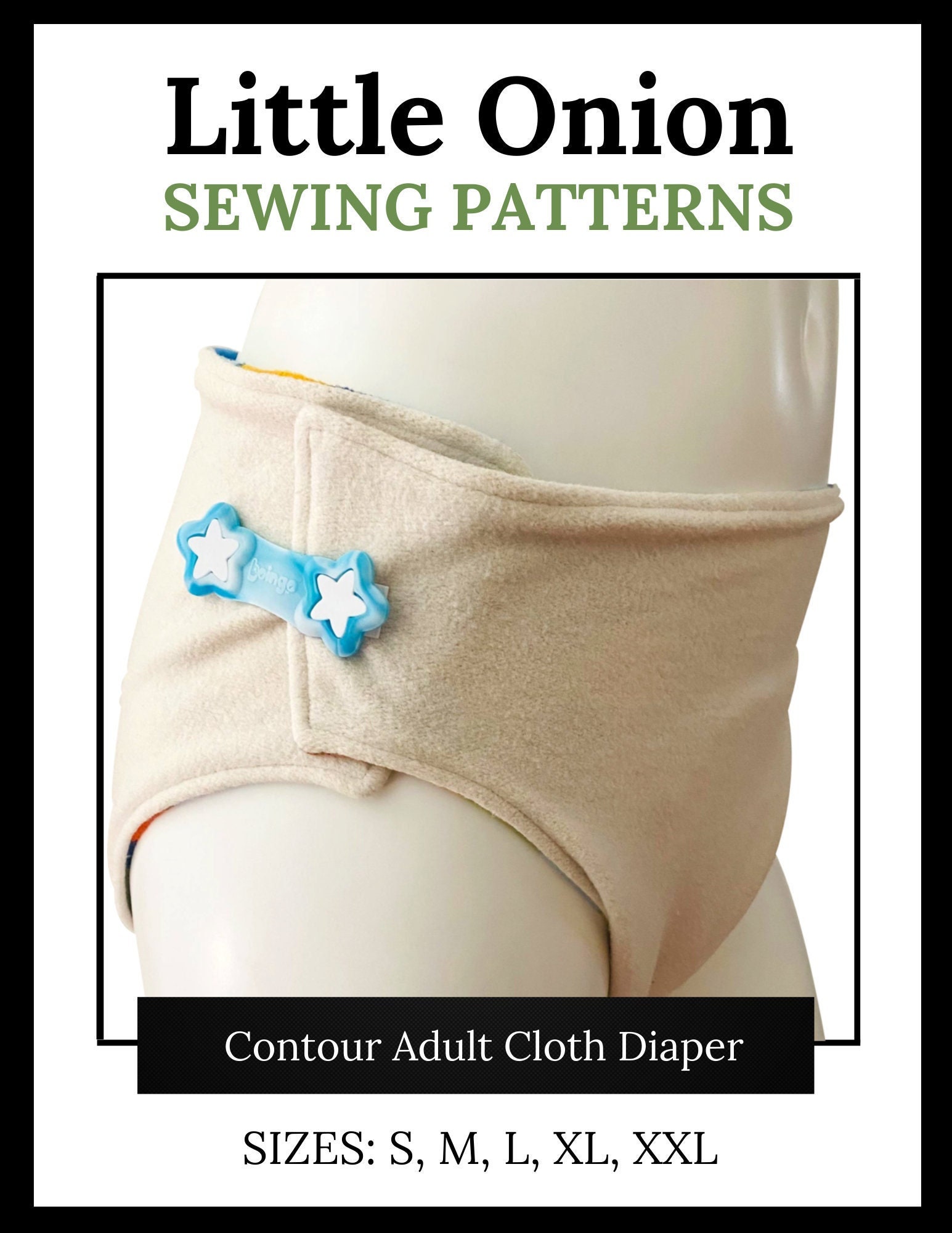 Contour Adult Cloth Diaper Sewing Pattern - Etsy