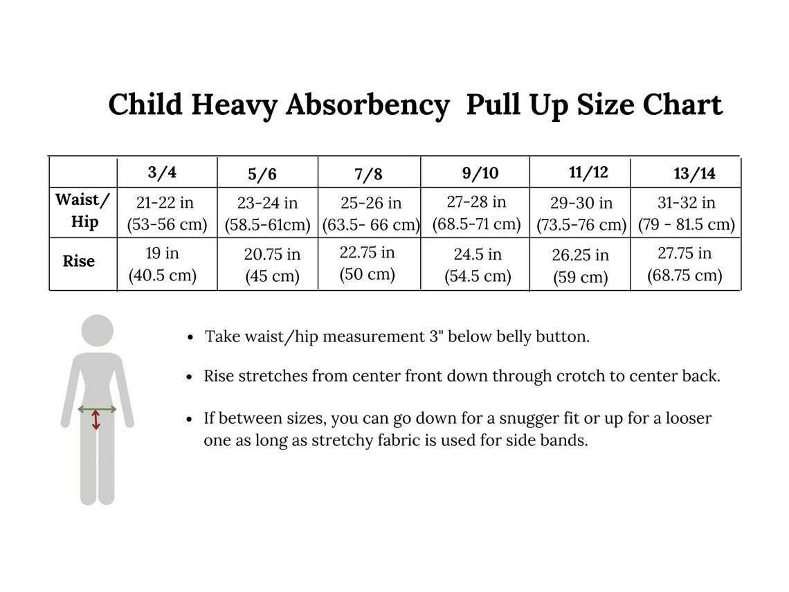 Child Heavy Absorbency Pull up Sewing Pattern - Etsy