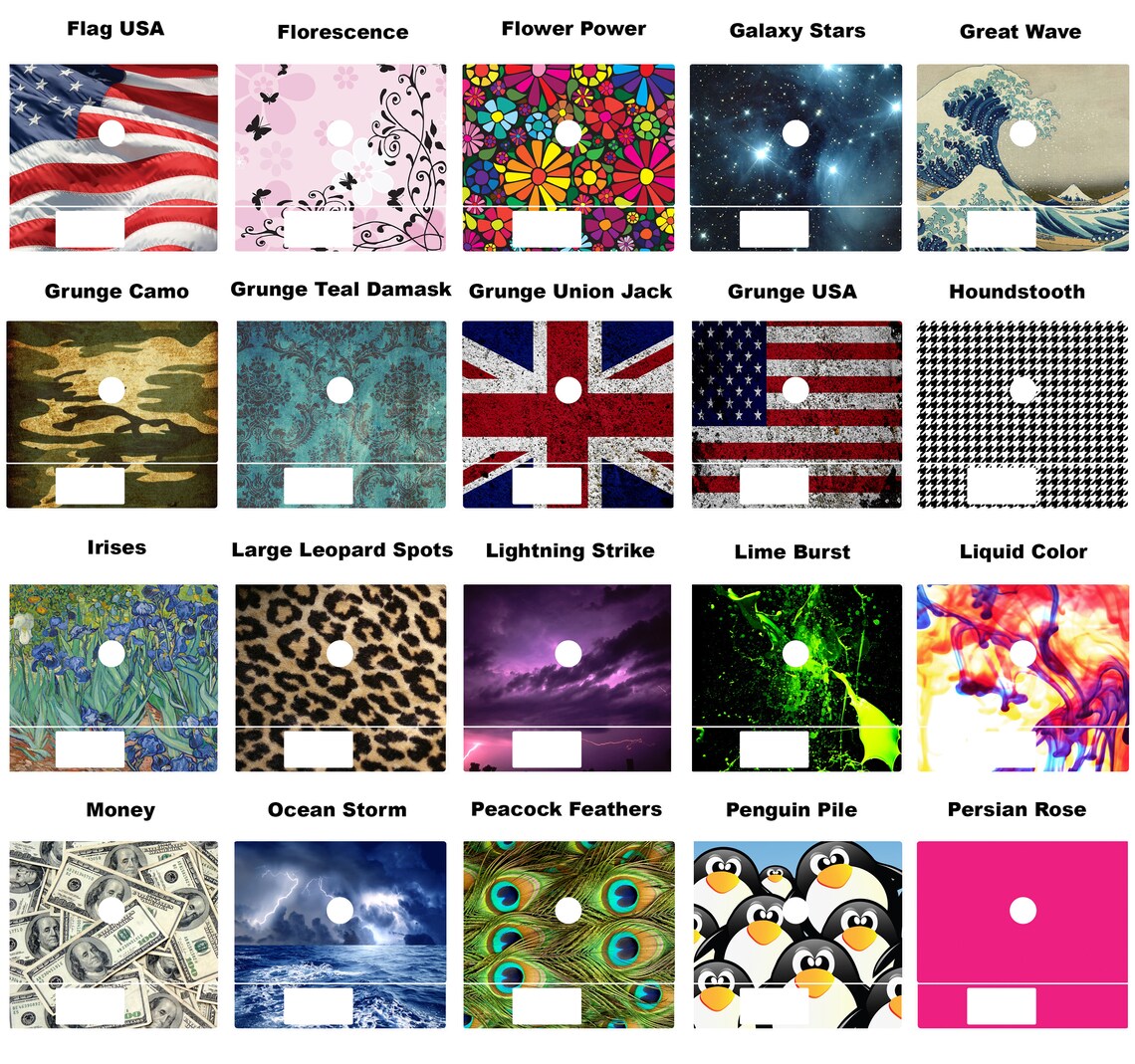 Choose Any 1 Custom Vinyl Skin / Decal / Sticker Design for - Etsy