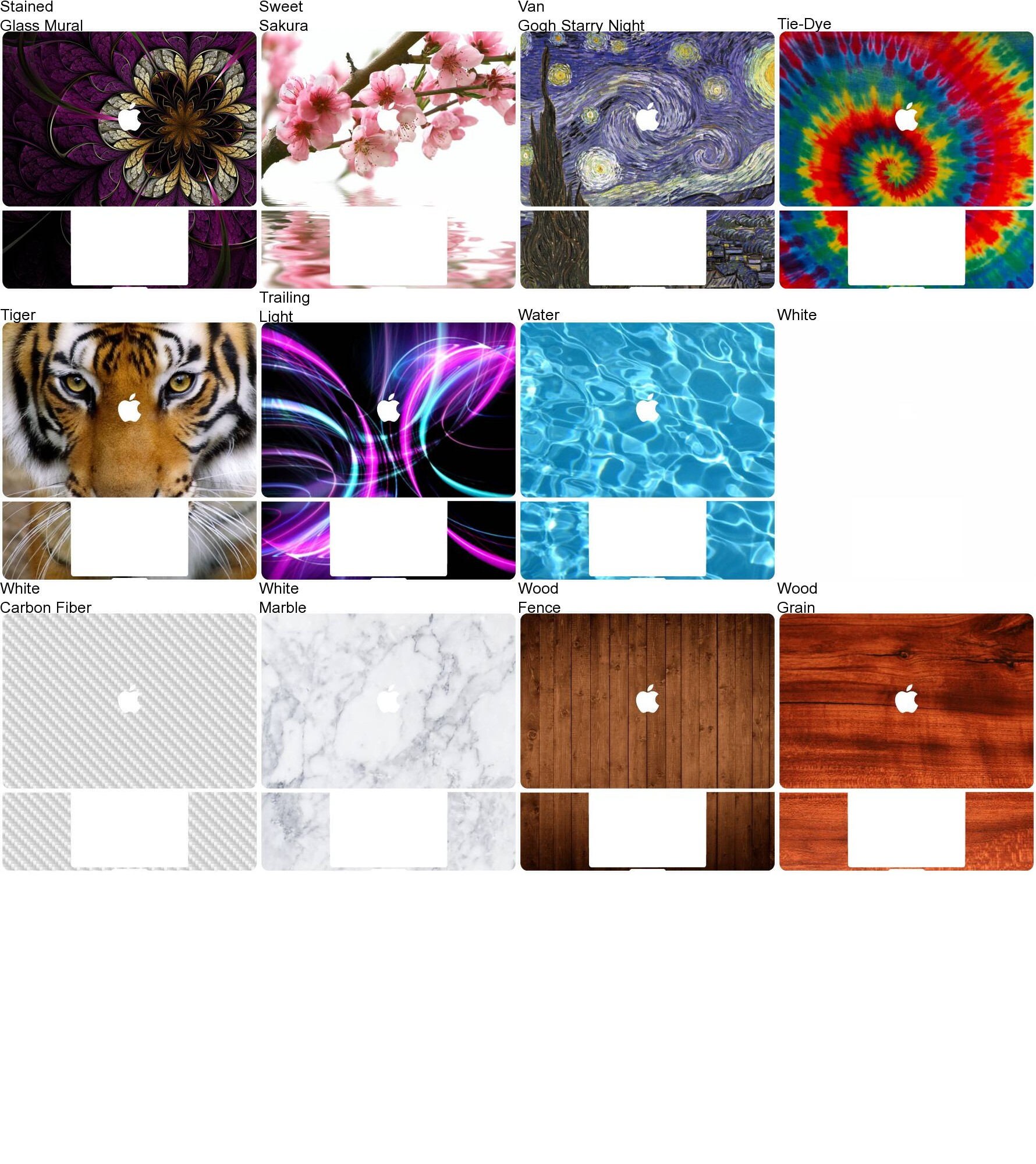 Choose Any 1 Vinyl Decal/skin Design for Apple Macbook Pro - Etsy