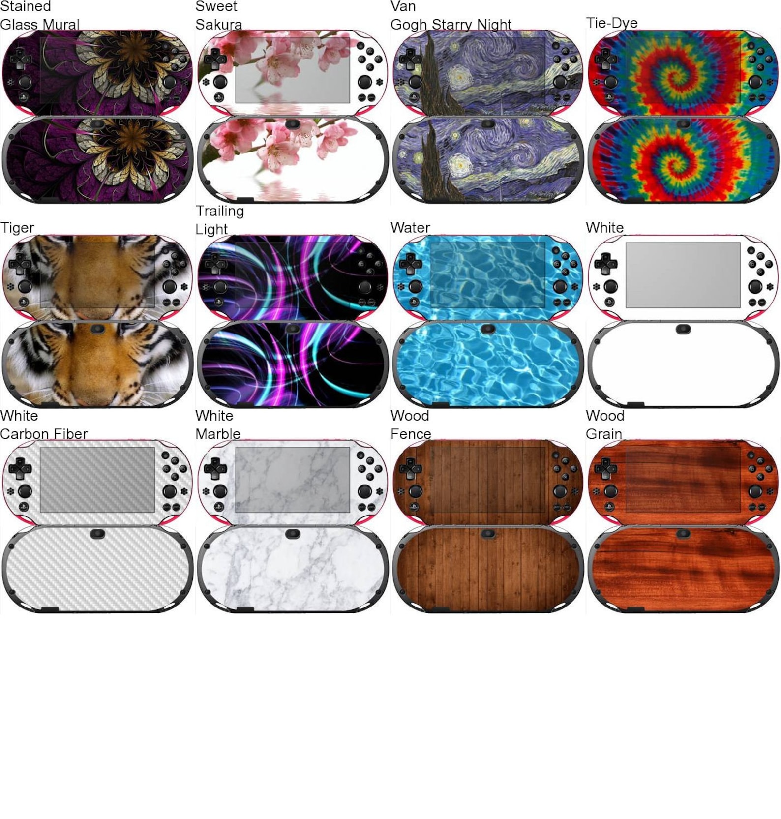 Choose Any 2 Vinyl Skin/sticker/decal Designs for the Sony PS - Etsy