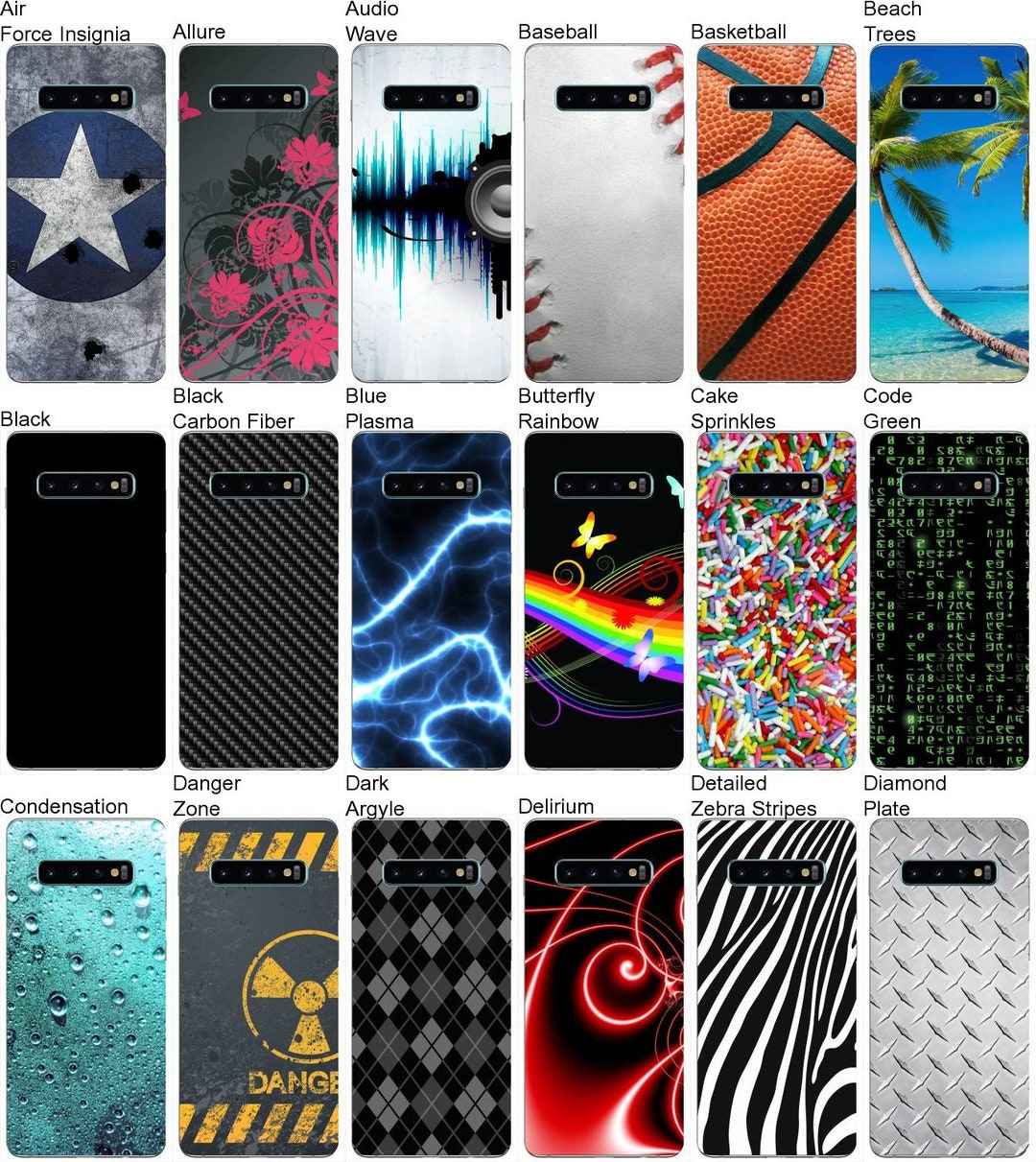 Choose Any 2 Designs - Vinyl Skins / Decals / Stickers for Samsung ...