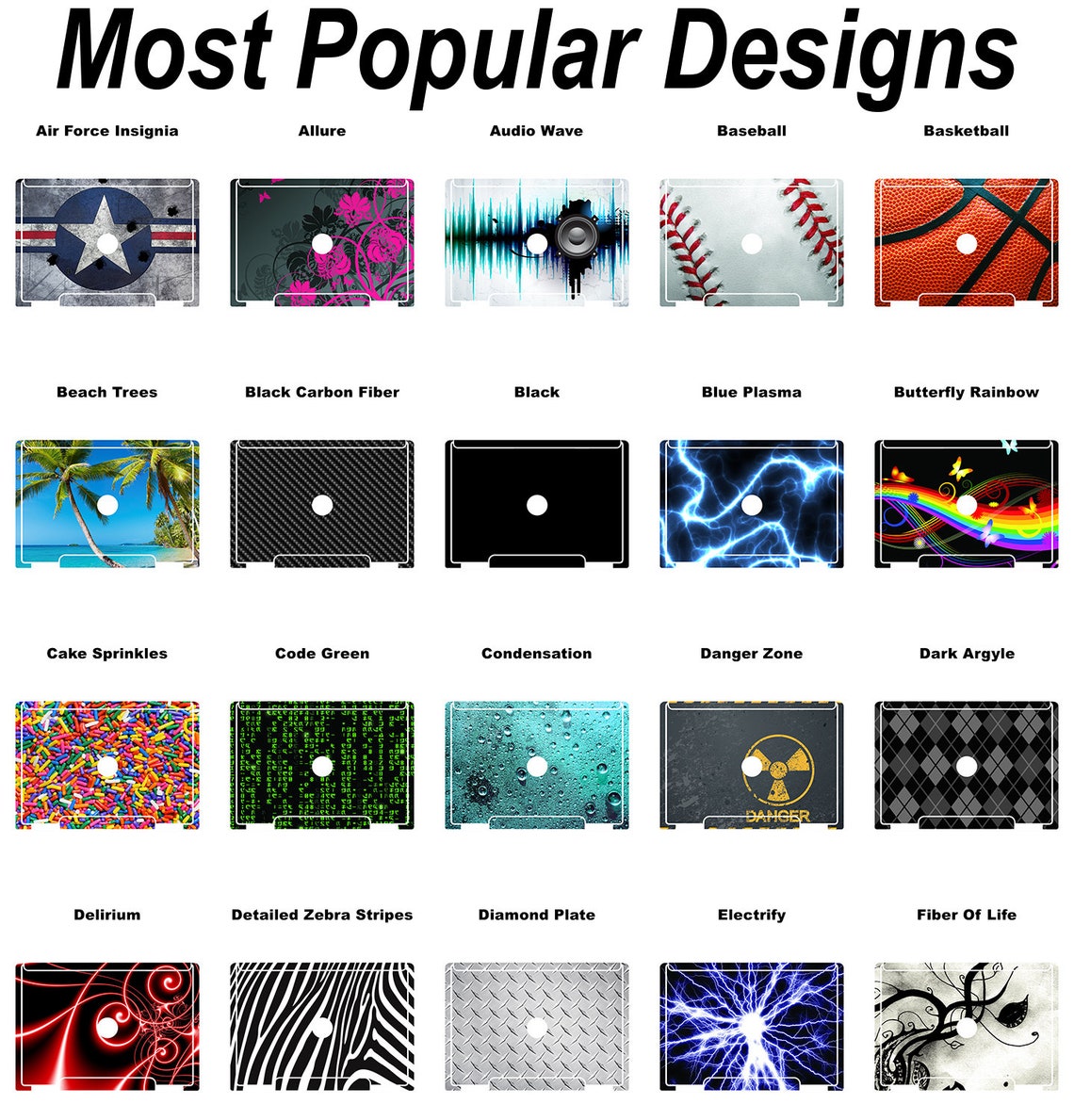 Choose Any 1 Custom Vinyl Skin / Decal / Sticker Design for - Etsy