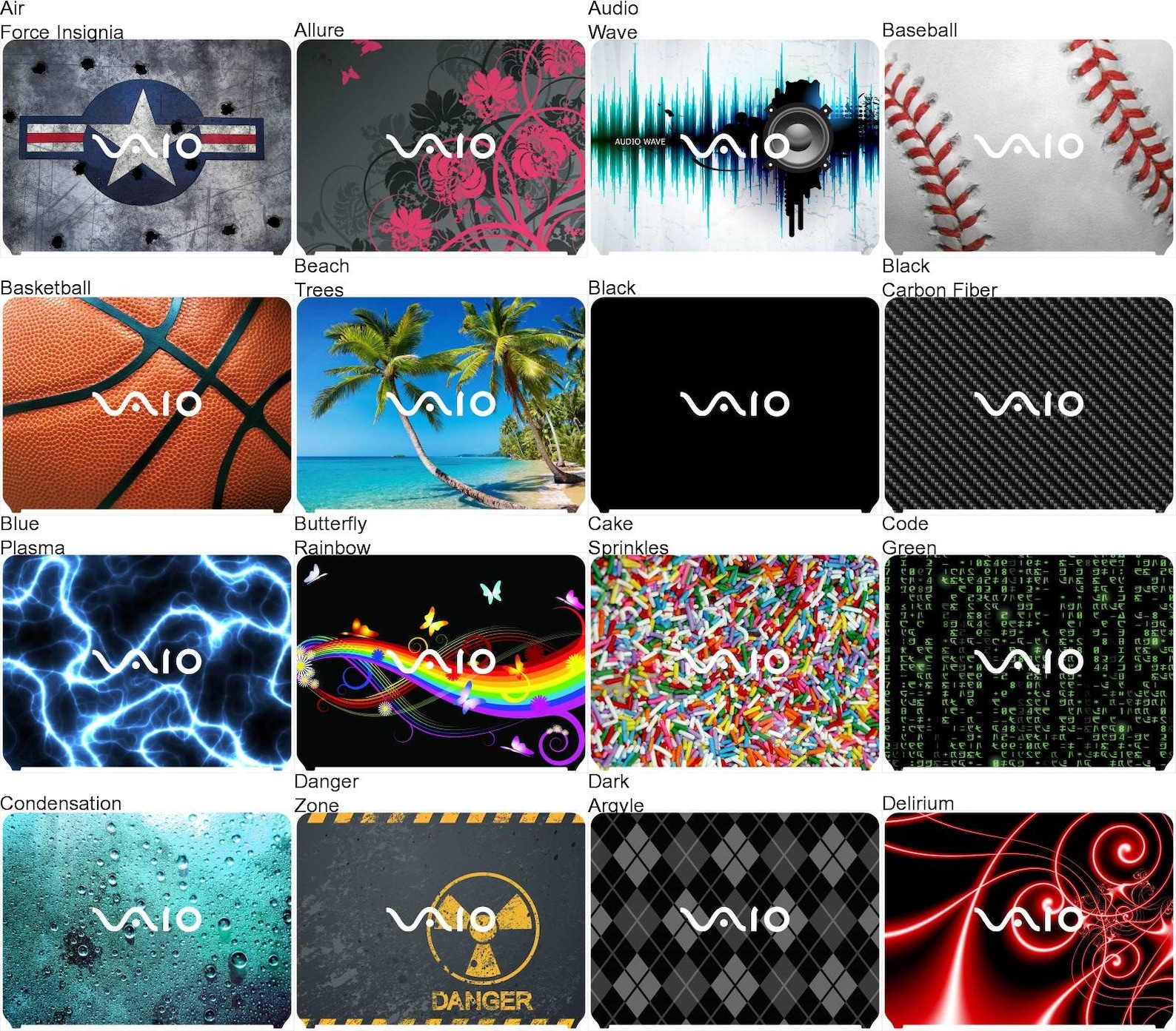 Choose Any 1 Vinyl Decal/skin Design for Sony Vaio NR Series | Etsy