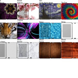 Choose Any 1 Vinyl Decal/sticker/skin Design for the Amazon Kindle Fire ...