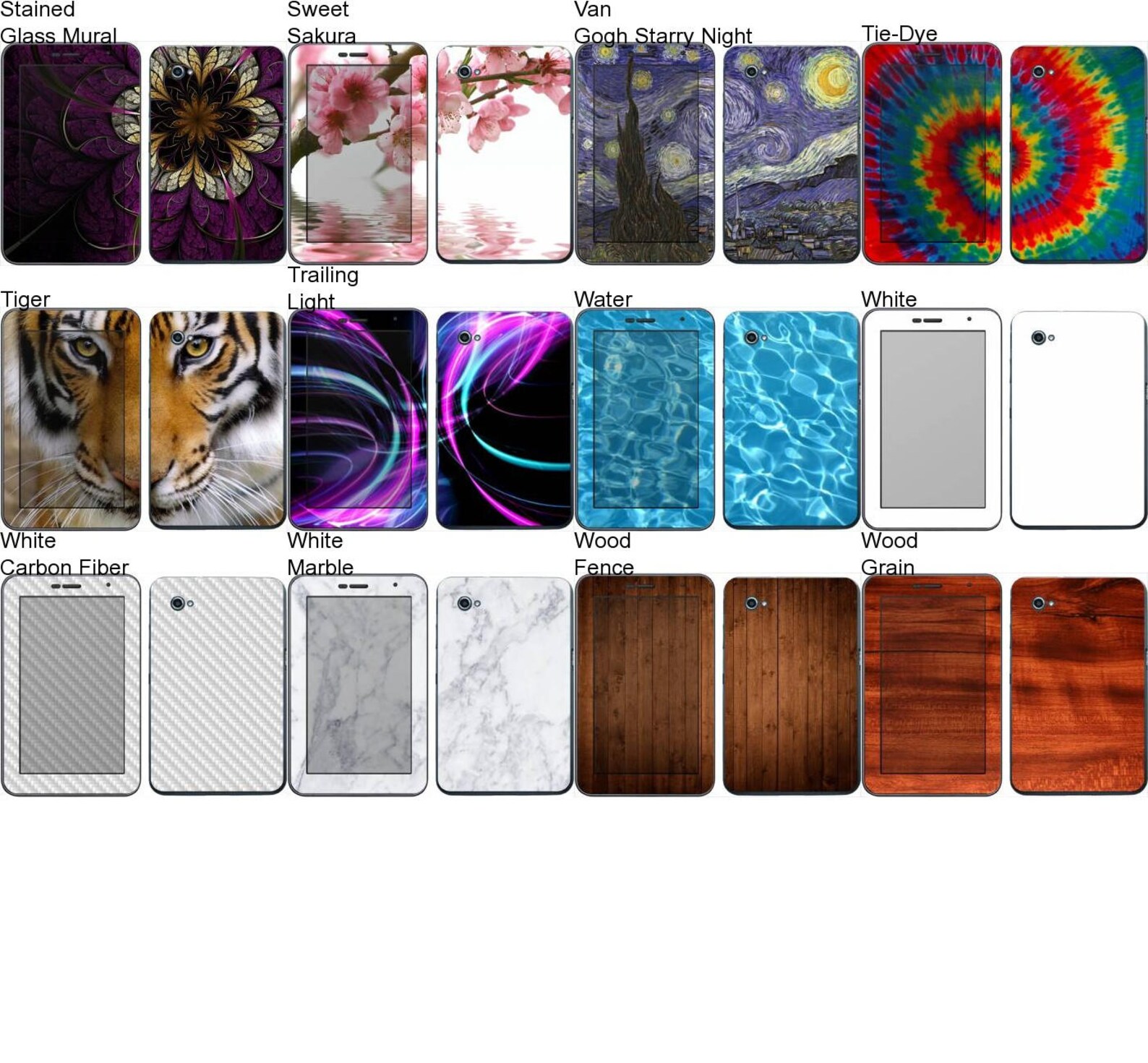 Choose Any 1 Vinyl Decal/sticker/skin Design for the Samsung - Etsy