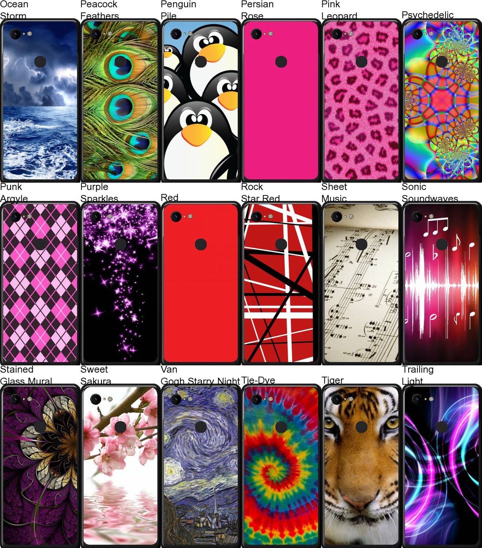Choose Any 2 Designs - Vinyl Skins / Decals / Stickers for Google Pixel ...