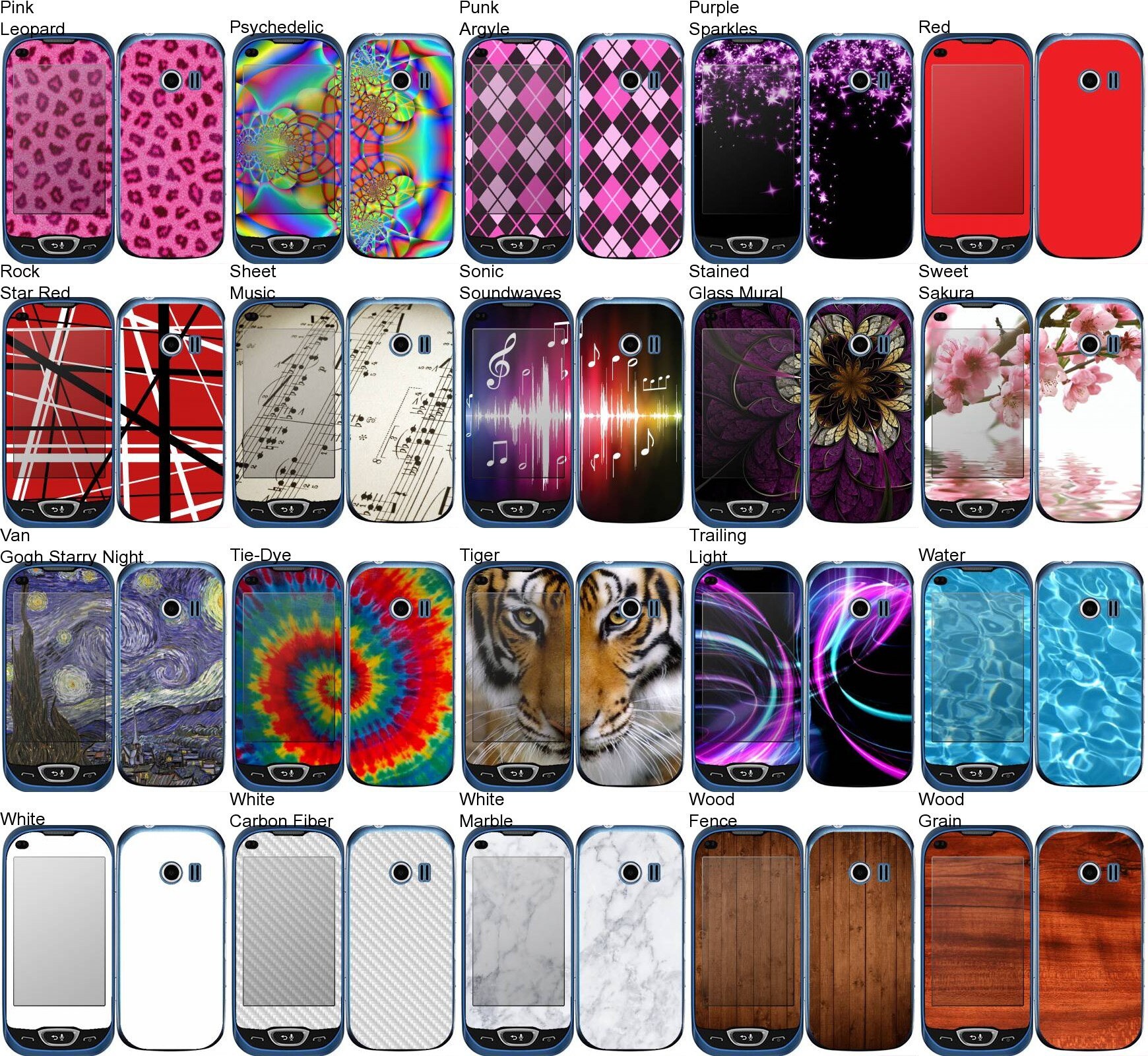 Choose Any 2 Designs Vinyl Skins / Decals / Stickers for LG | Etsy