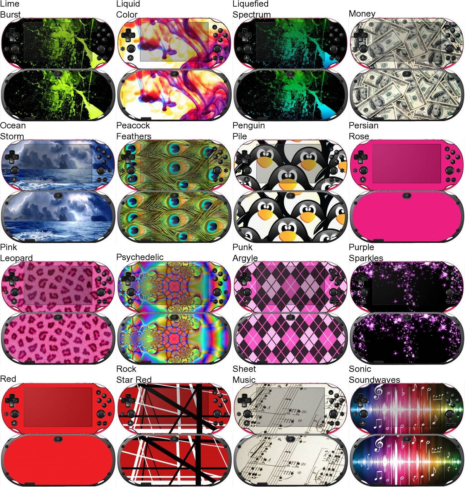 Choose Any 2 Vinyl Skin/sticker/decal Designs for the Sony PS - Etsy