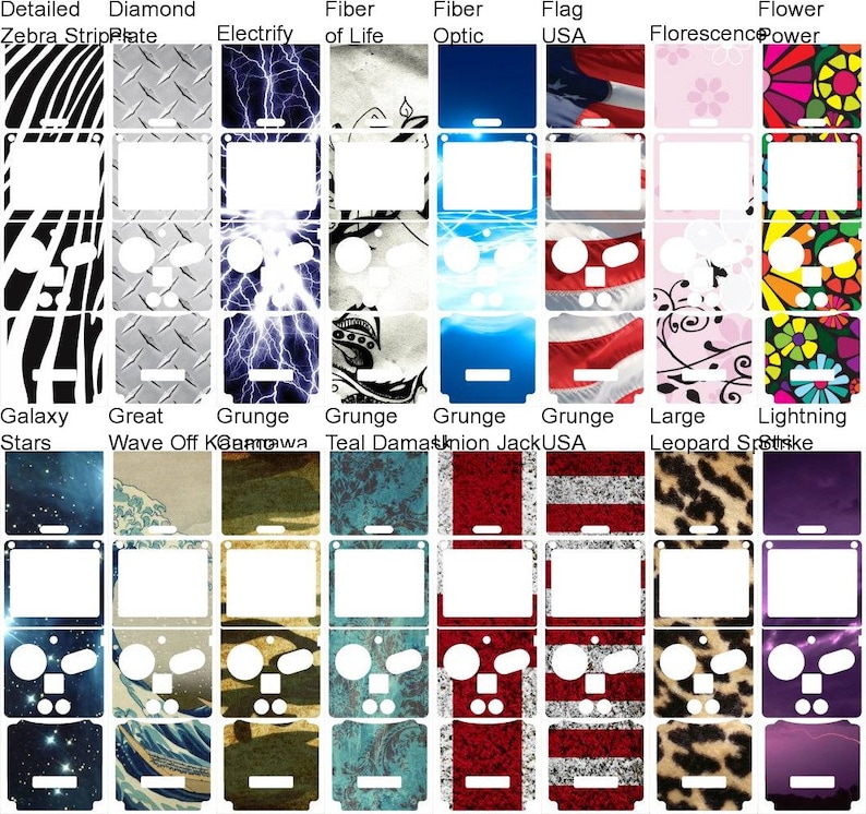 Choose Any 2 Custom Vinyl Skin / Sticker / Decal Designs for | Etsy