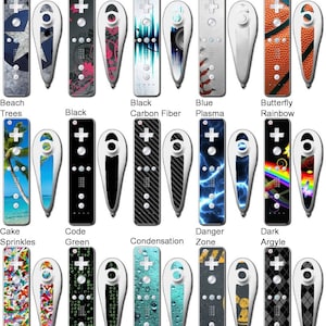 Choose Any 2 Custom Vinyl Skin / Sticker / Decal Designs for Nintendo ...