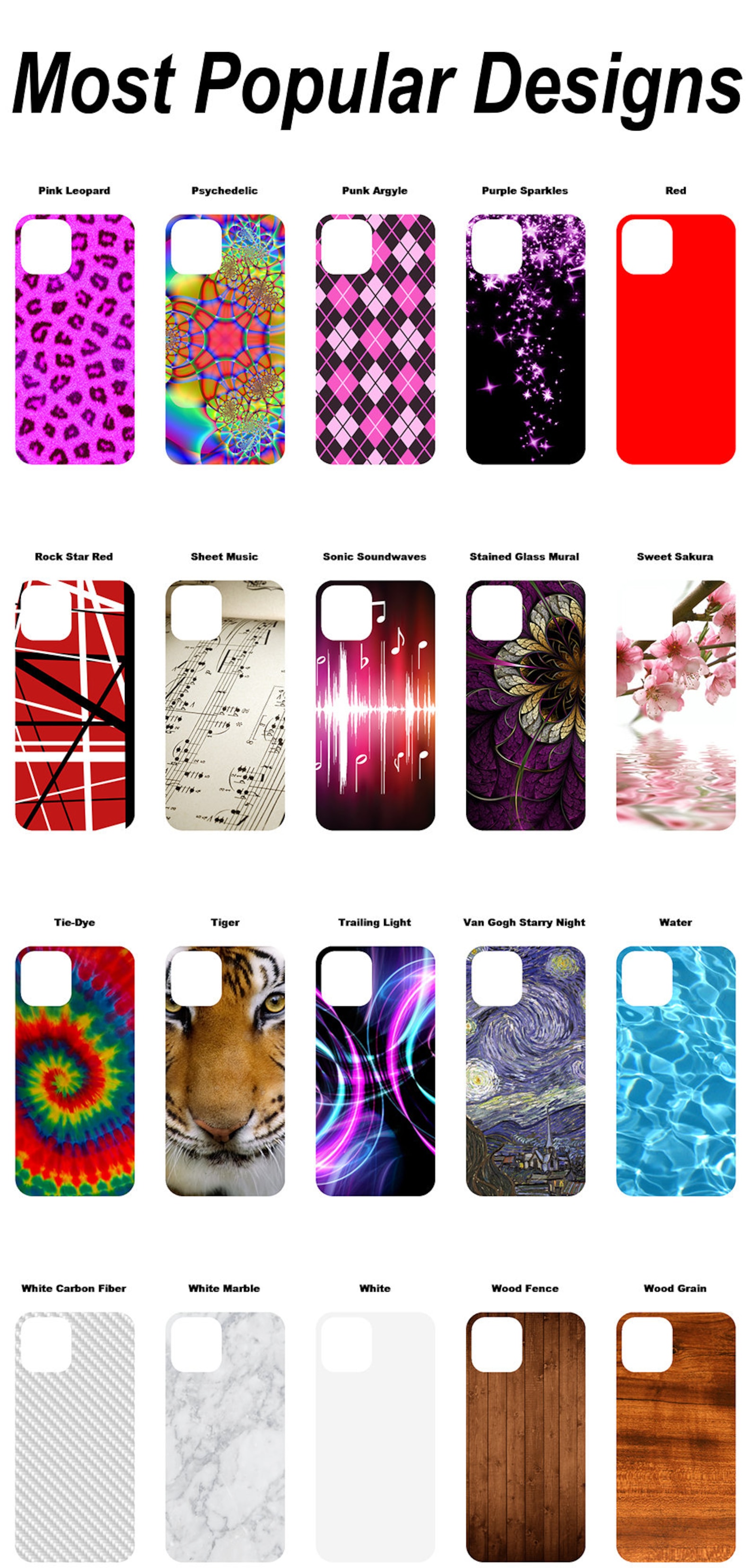 Choose Any 2 Custom Vinyl Skin / Decal / Sticker Designs for - Etsy