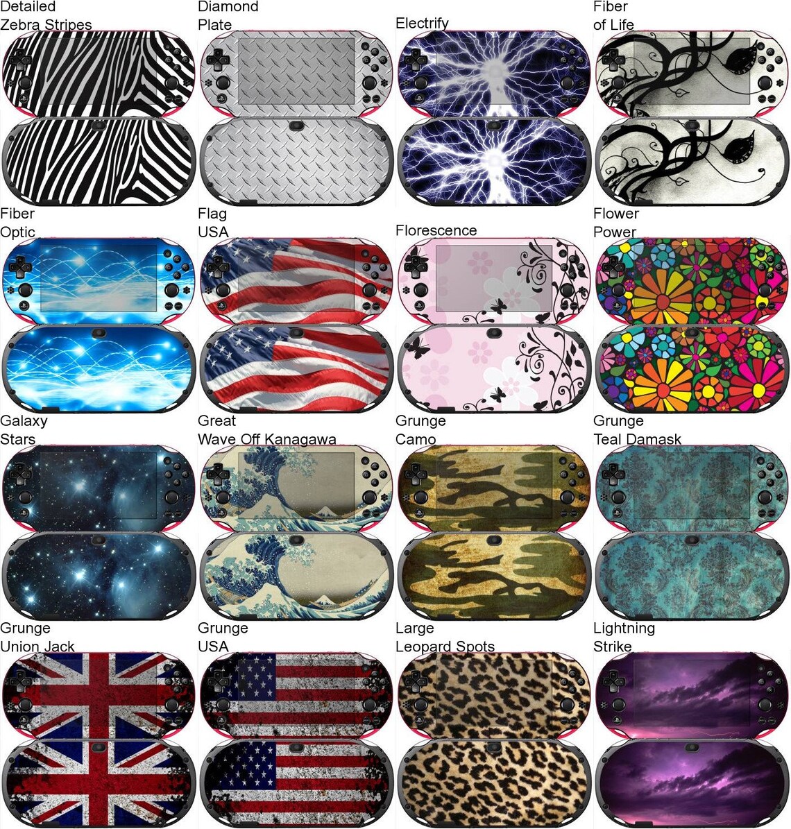 Choose Any 2 Vinyl Skin/sticker/decal Designs for the Sony PS - Etsy