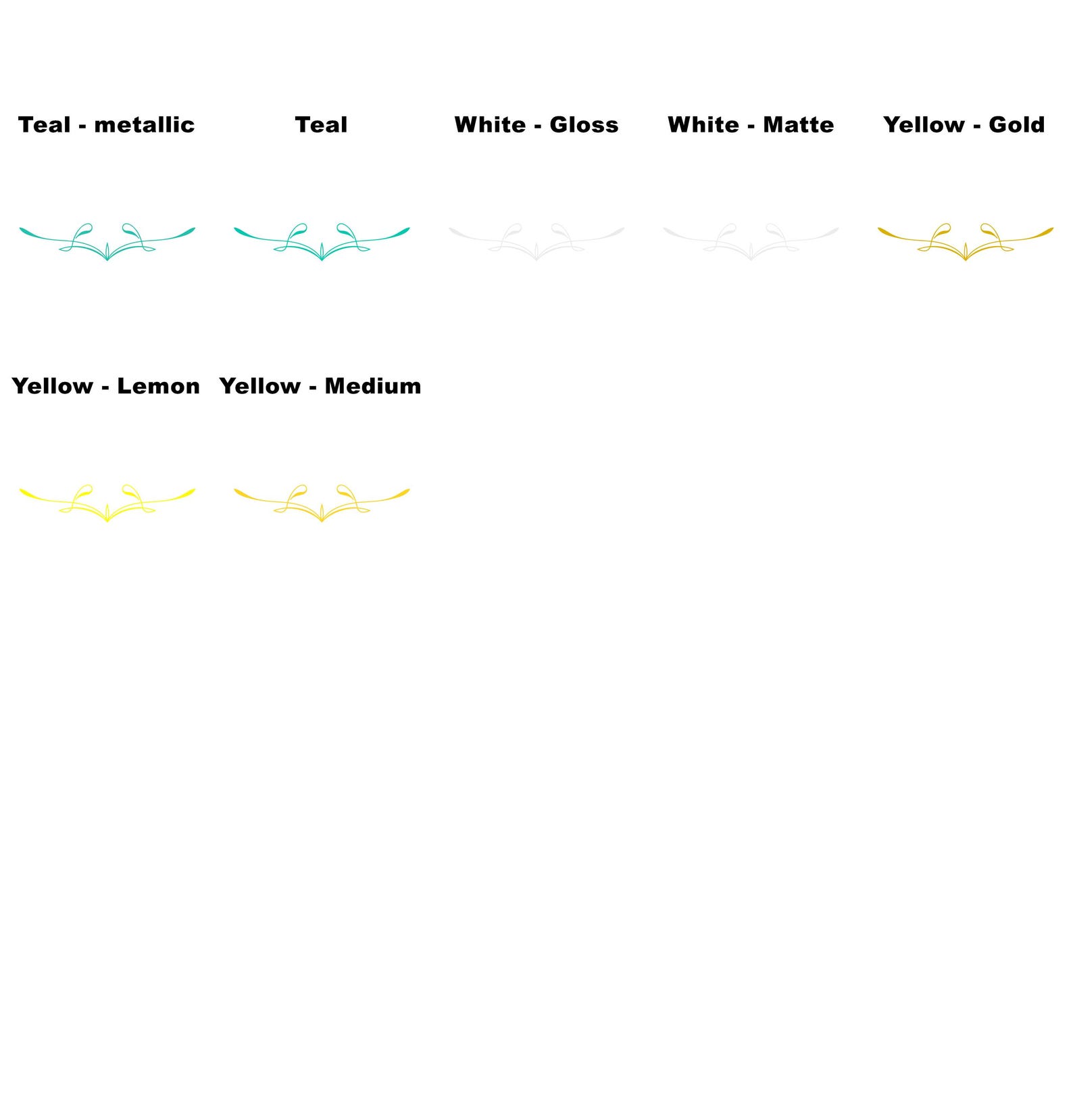 Pinstripe Decal / Scroll Many Colors and Sizes to Choose From ...