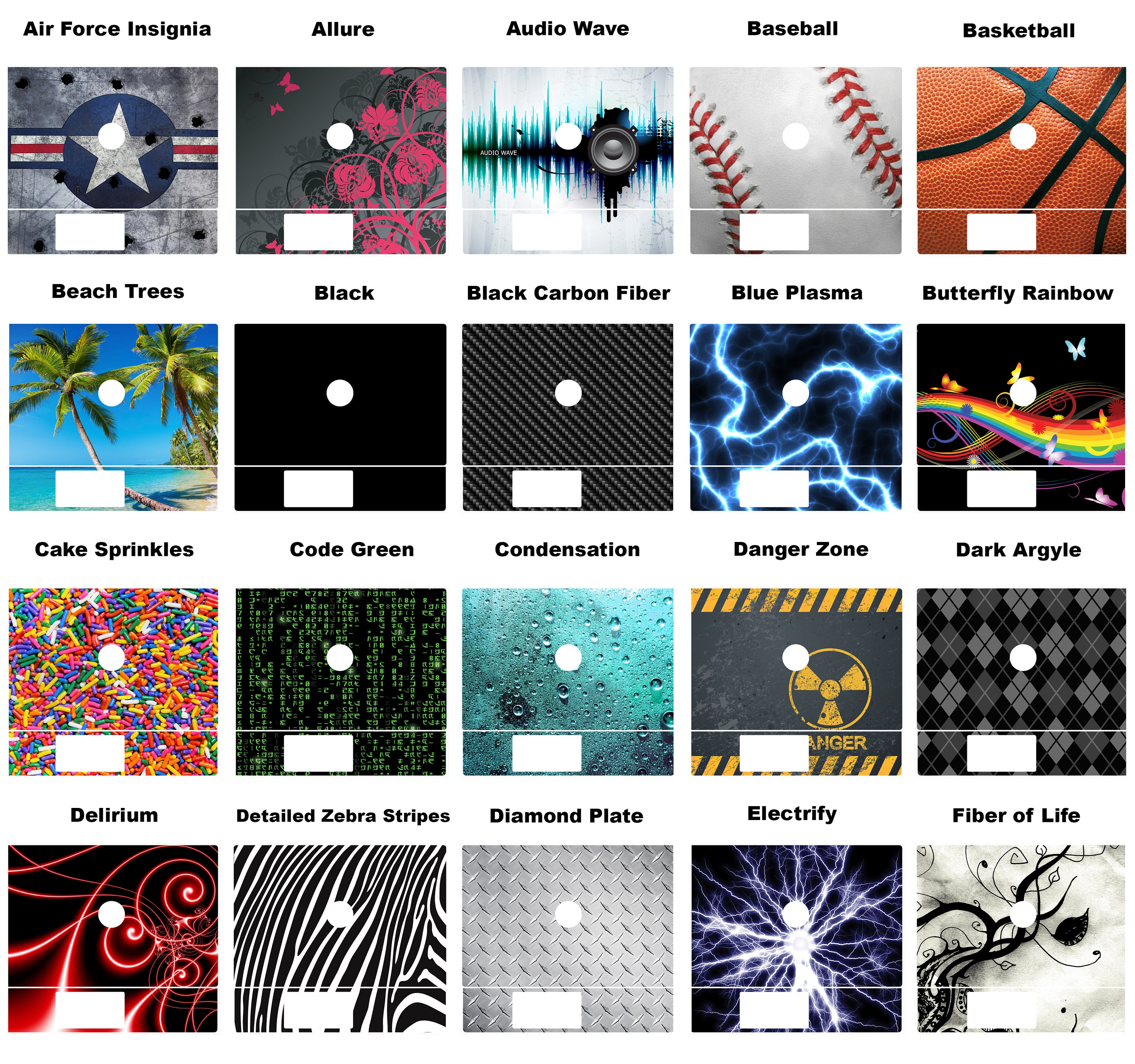 Choose Any 1 Custom Vinyl Skin / Decal / Sticker Design for - Etsy