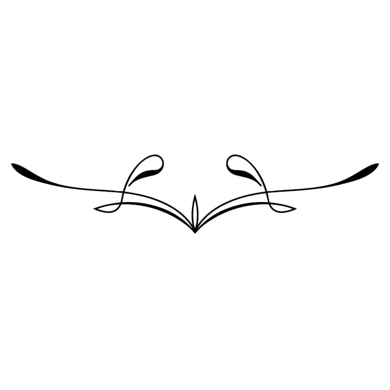 Pinstripe Decal / Scroll Many Colors and Sizes to Choose From ...