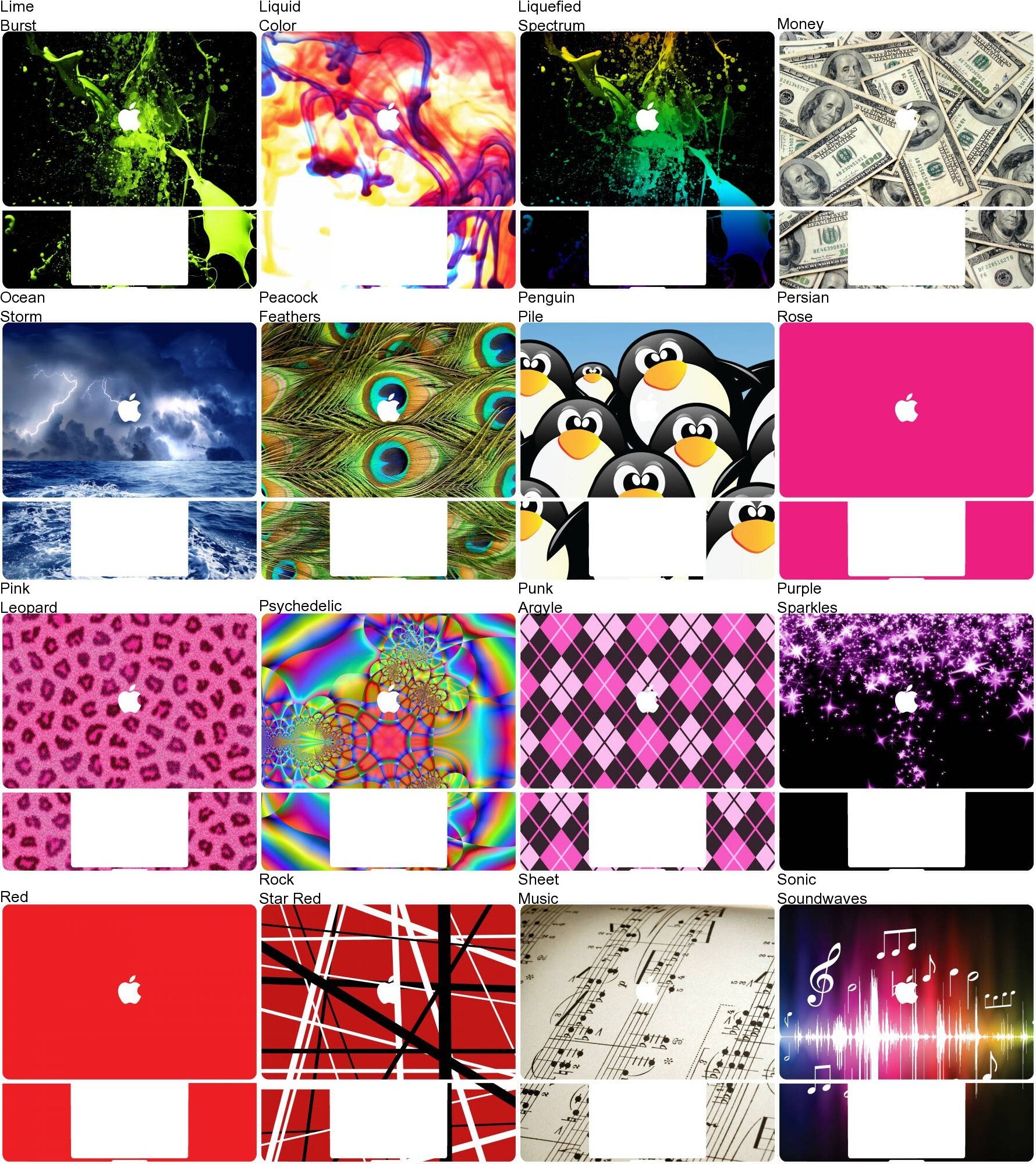 Choose Any 1 Vinyl Decal/skin Design for Apple Macbook Pro - Etsy