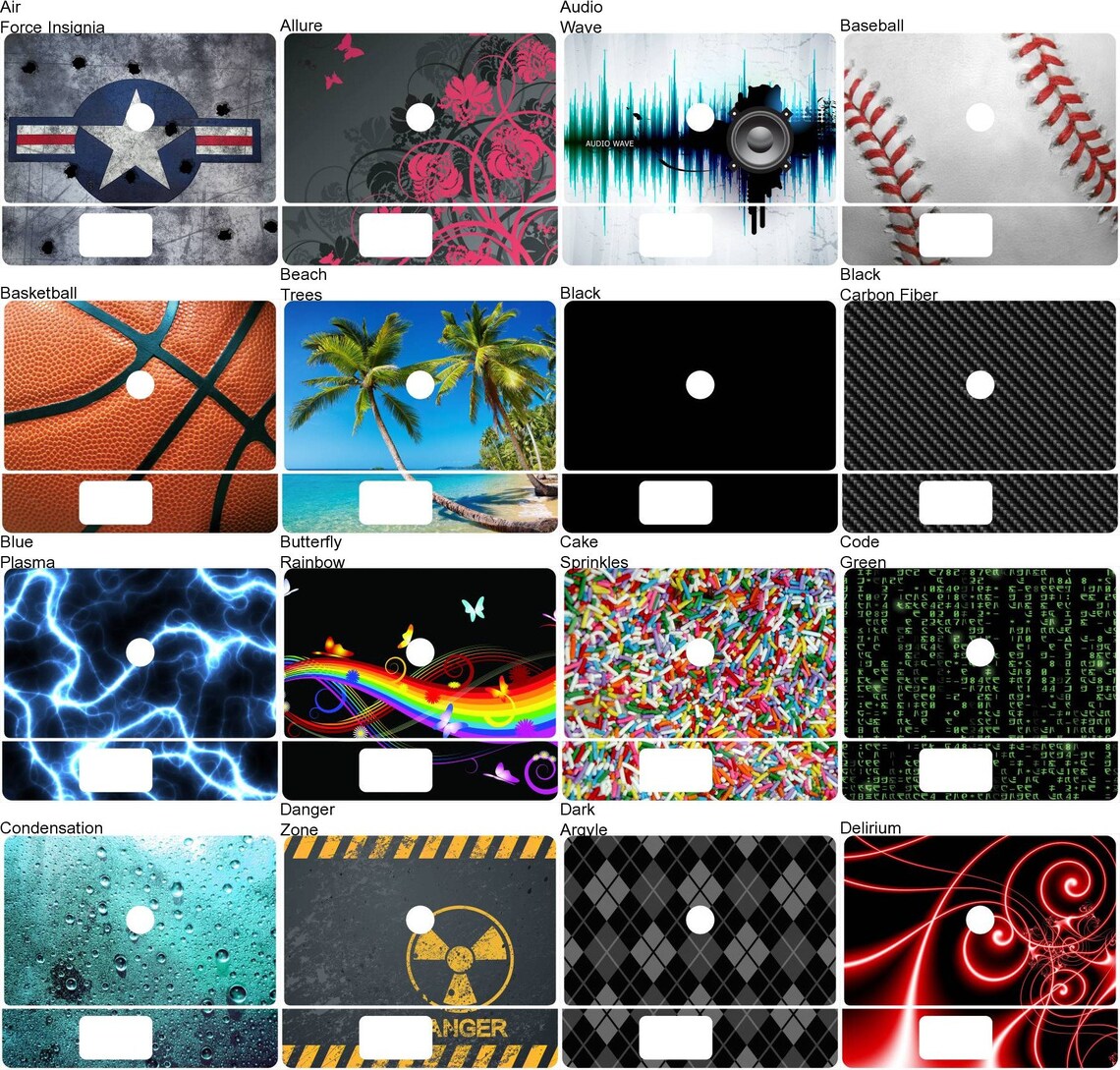 Choose Any 1 Custom Vinyl Skin / Decal / Sticker Design for HP | Etsy