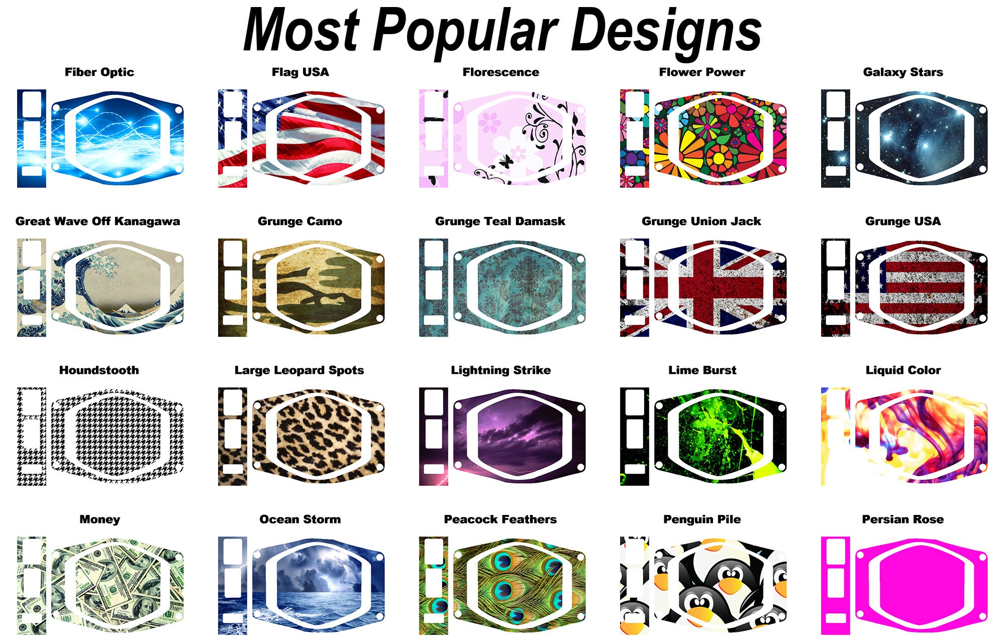 Choose Any 2 Custom Vinyl Decal / Sticker / Skin Designs for the ...