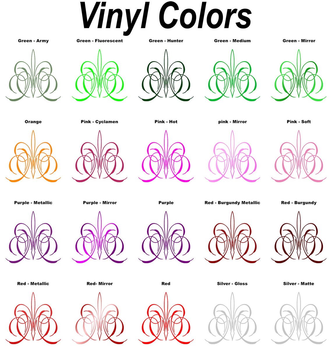 High-quality Vinyl Pinstripe Decal Design Many Colors and - Etsy