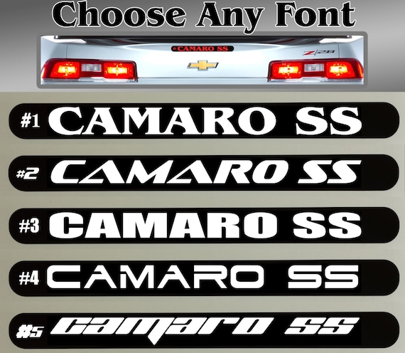 Camaro Ss Font