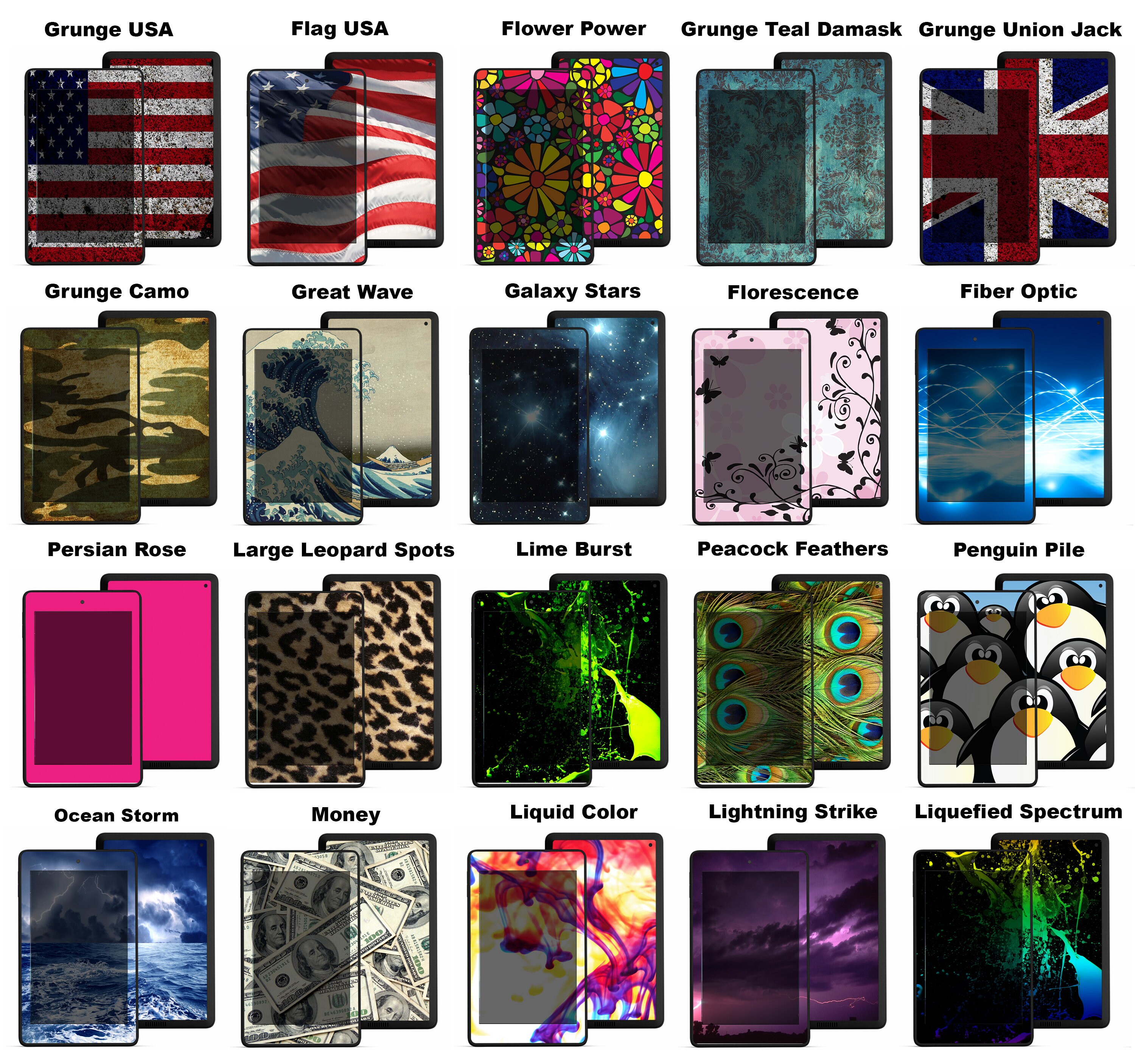 Choose Any 1 Custom Vinyl Skin / Decal / Sticker Design for the Amazon ...