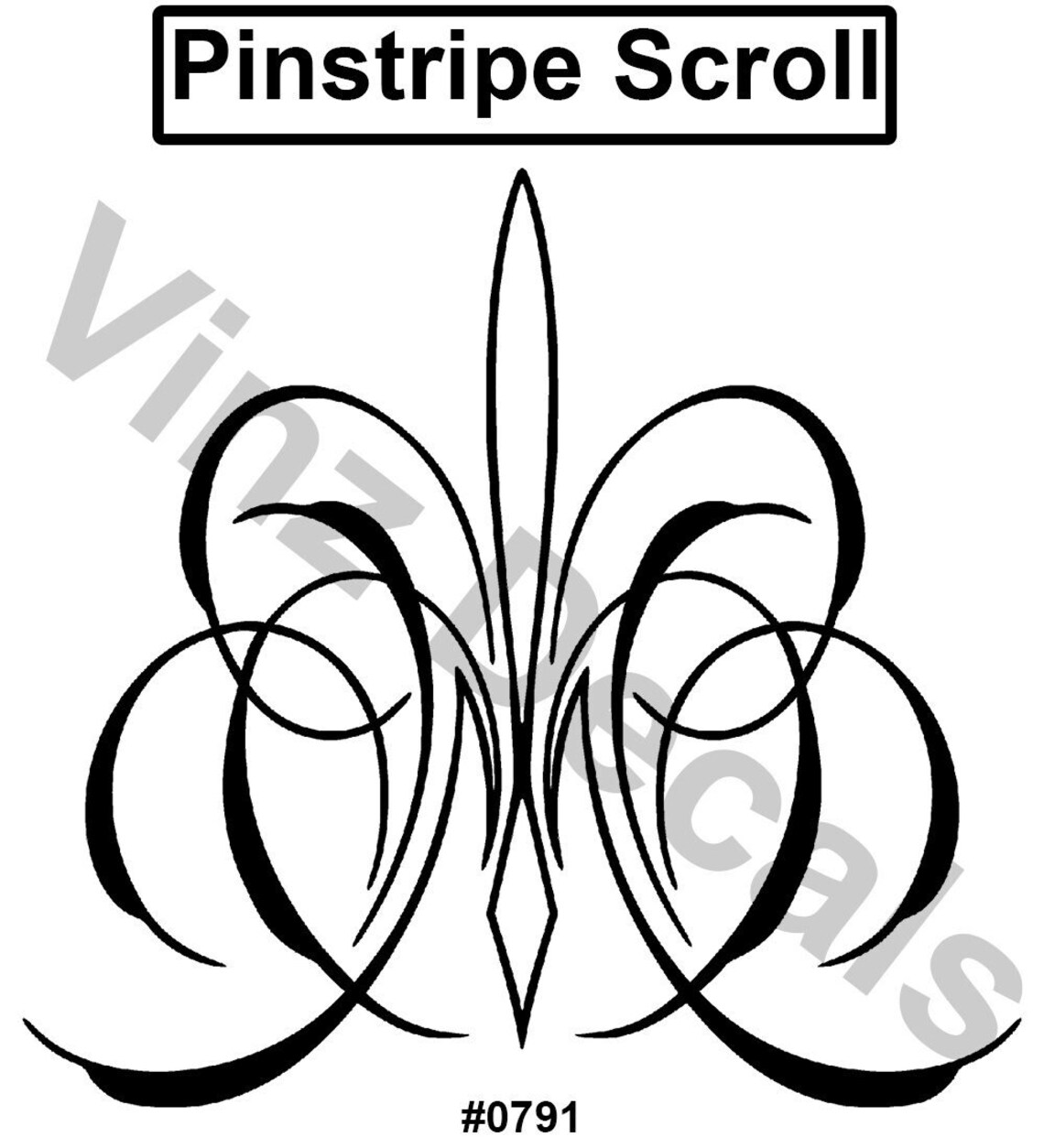 High-quality Vinyl Pinstripe Decal Design Many Colors and - Etsy
