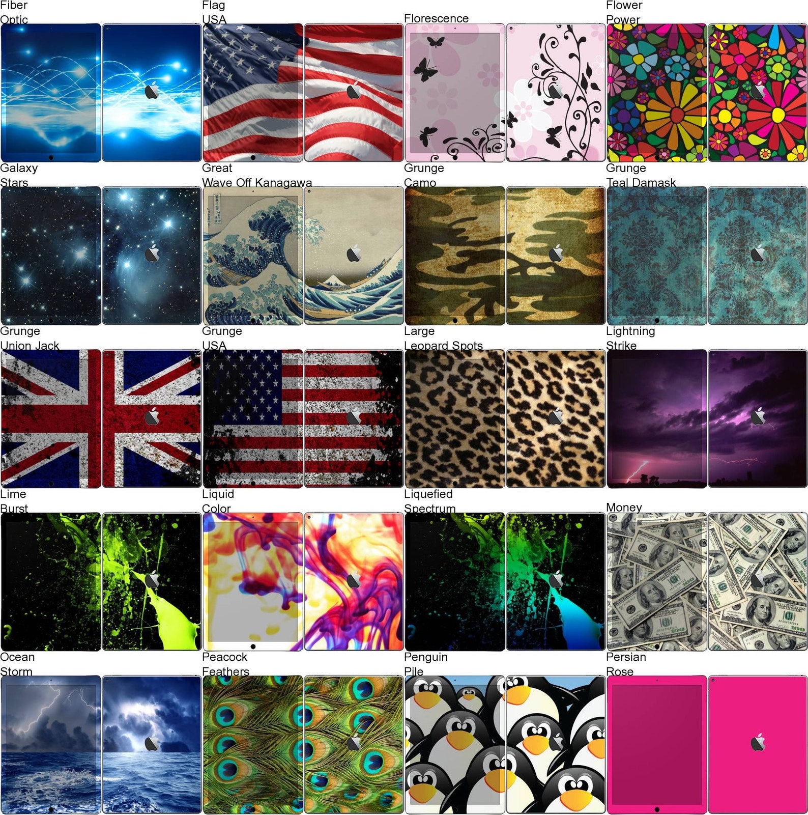 Choose Any 1 Vinyl Decal/sticker/skin Design for the Apple - Etsy