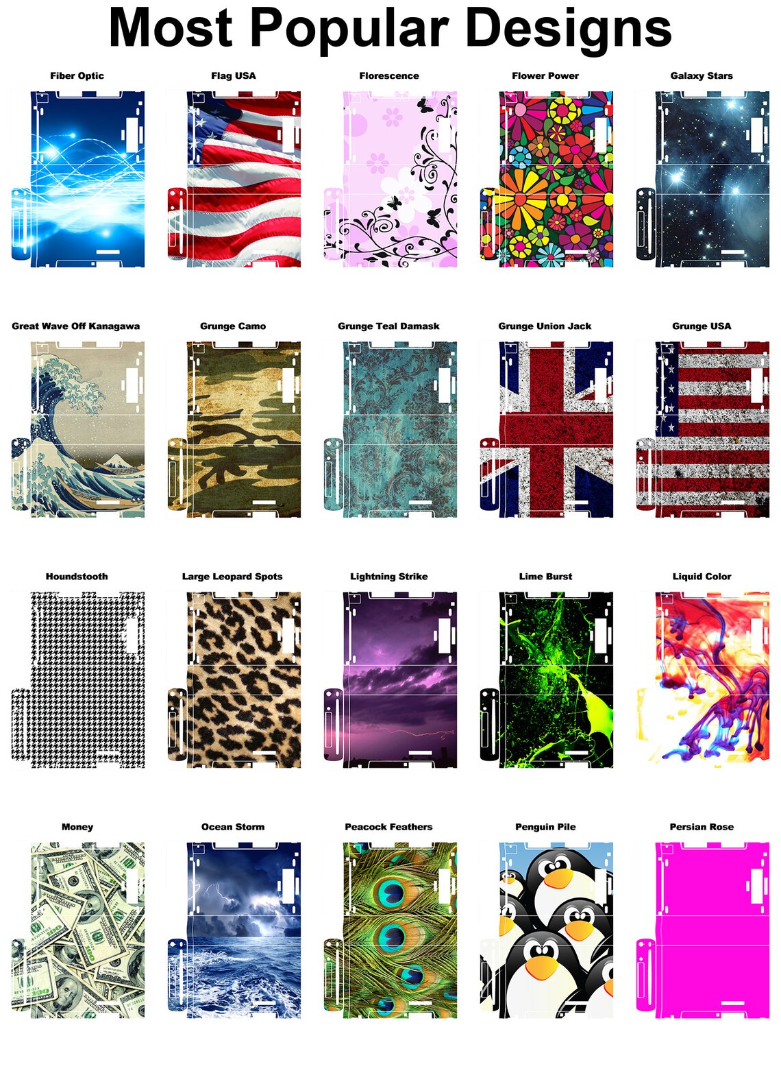 Choose Any 1 Custom Vinyl Skin / Sticker / Decal Design for the ...