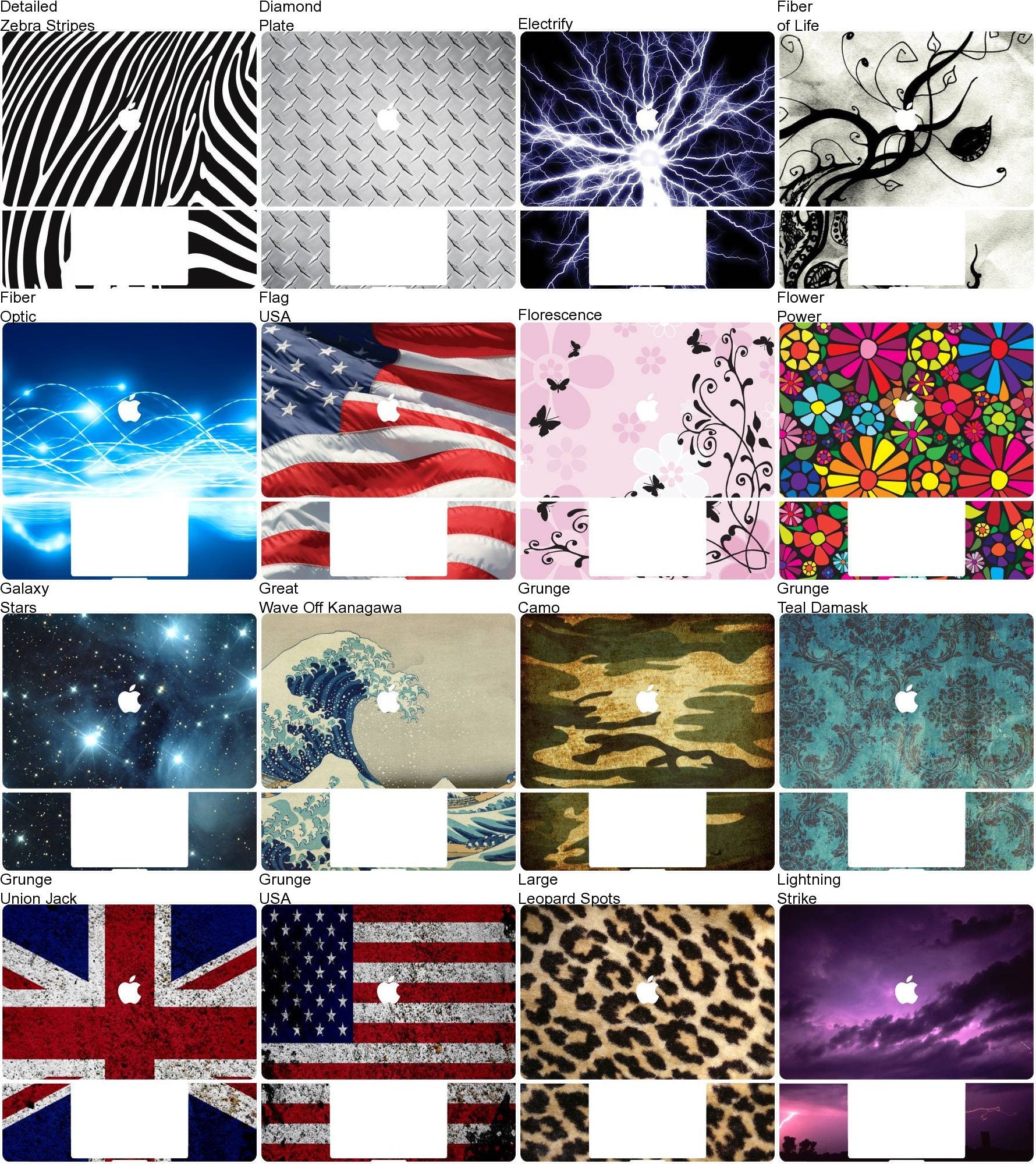 Choose Any 1 Vinyl Decal/skin Design for Apple Macbook Pro - Etsy