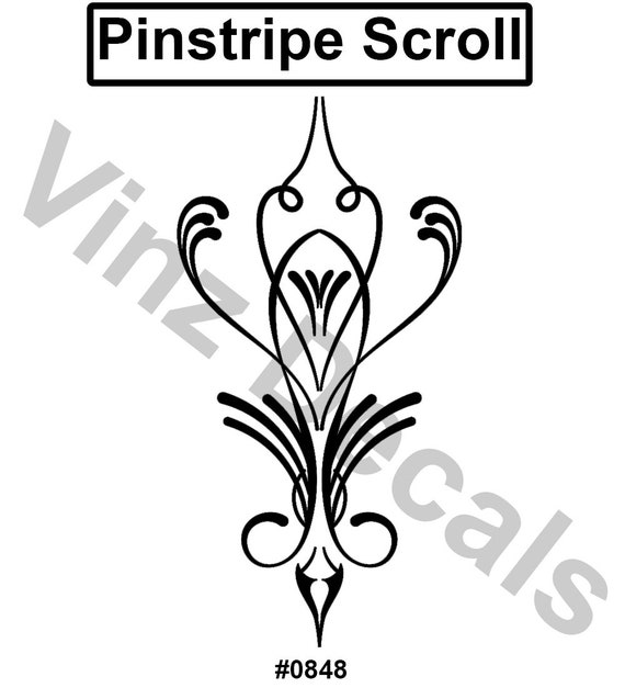 High-quality Vinyl Pinstripe Decal Design Many Colors and | Etsy
