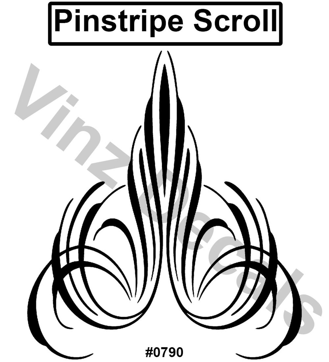 High-quality Vinyl Pinstripe Decal Design - Many Colors and Sizes ...