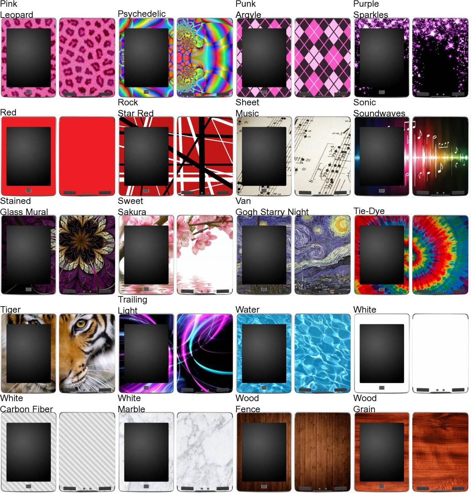 Choose Any 1 Vinyl Decal/sticker/skin Design for the Amazon | Etsy