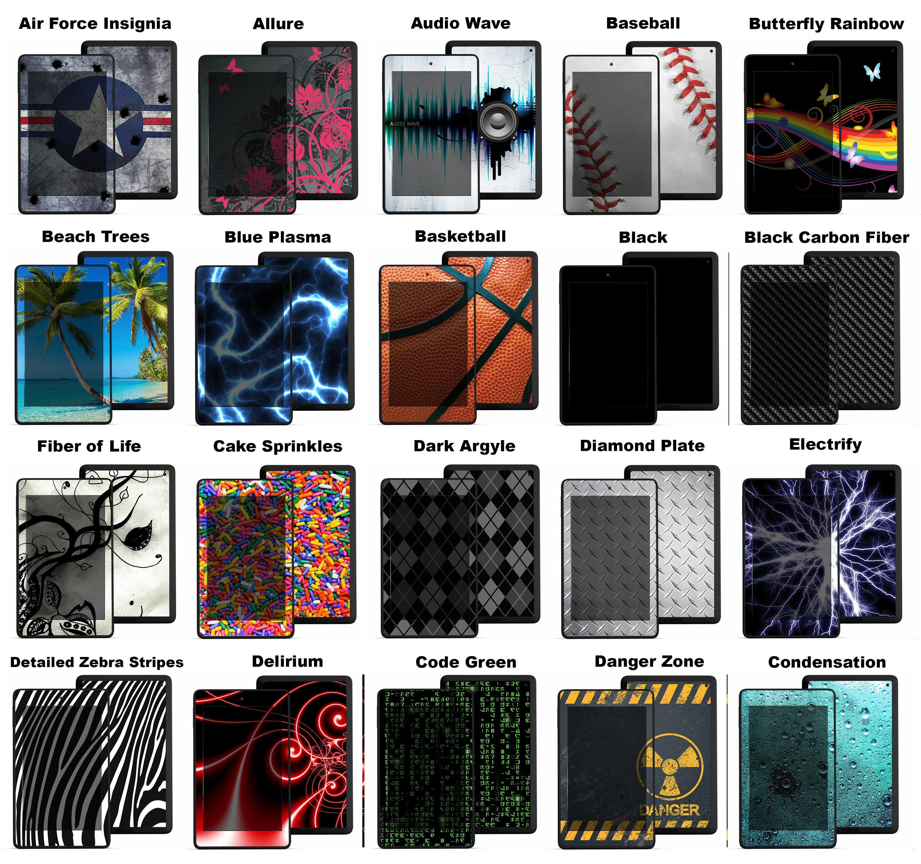 Choose Any 1 Custom Vinyl Skin / Decal / Sticker Design for the Amazon ...
