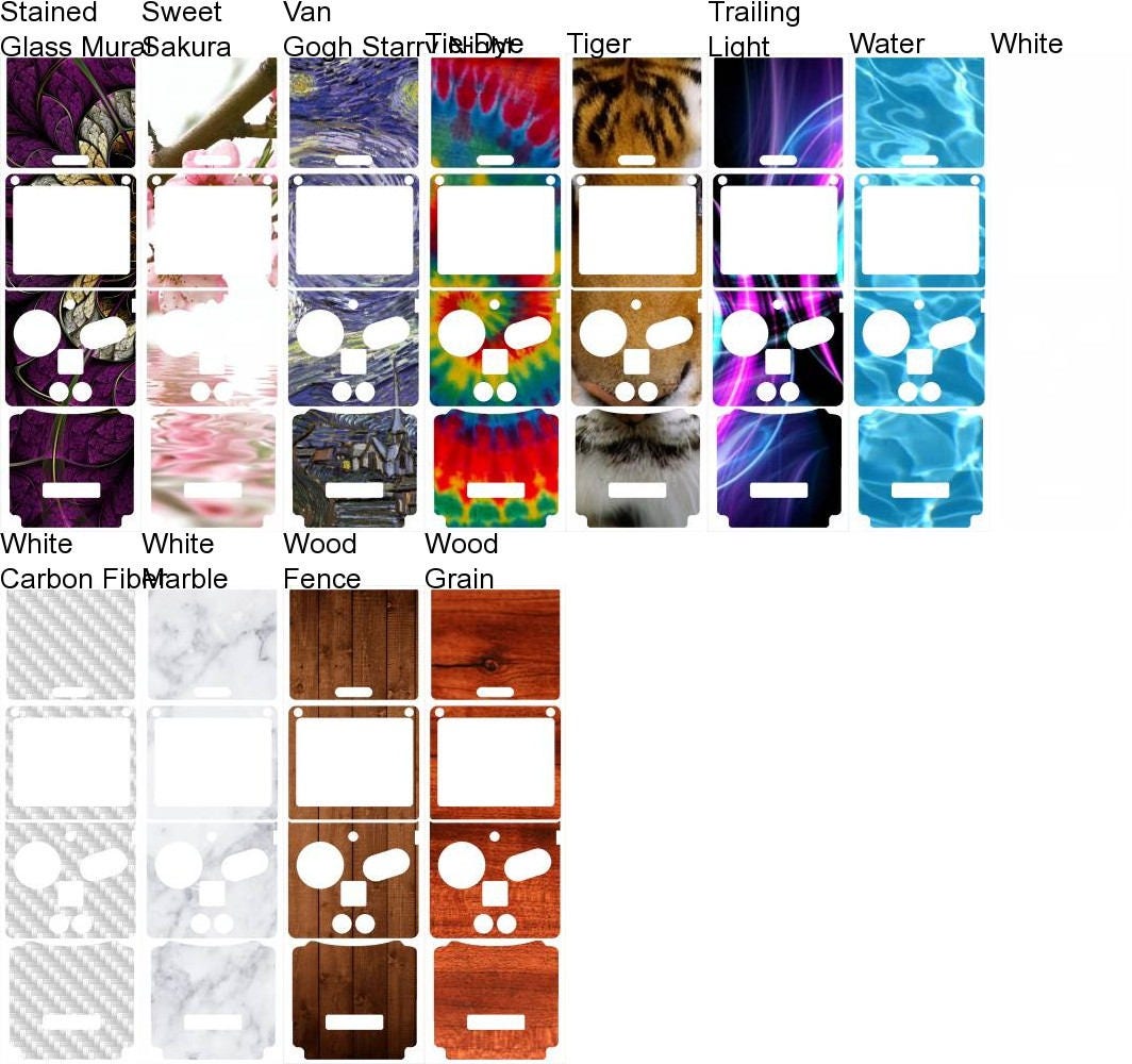 Choose Any 2 Custom Vinyl Skin / Sticker / Decal Designs for | Etsy