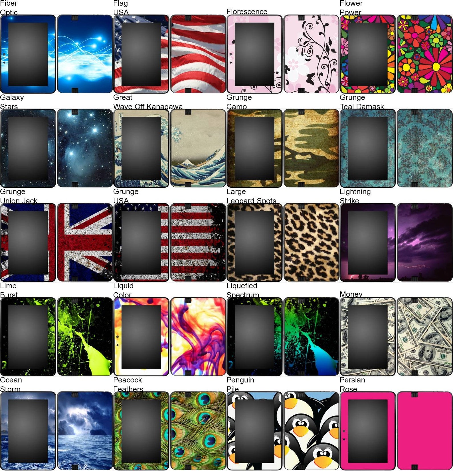 Choose Any 1 Vinyl Decal/sticker/skin Design for the Amazon - Etsy