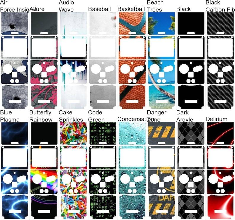 Choose Any 2 Custom Vinyl Skin / Sticker / Decal Designs for the ...