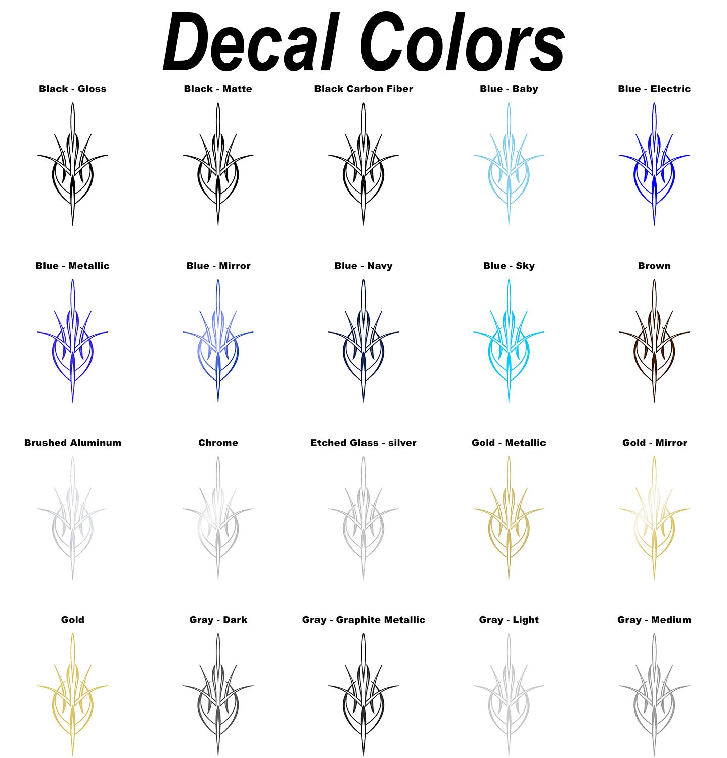 High-quality Vinyl Pinstripe / Scroll Decal many Colors & | Etsy