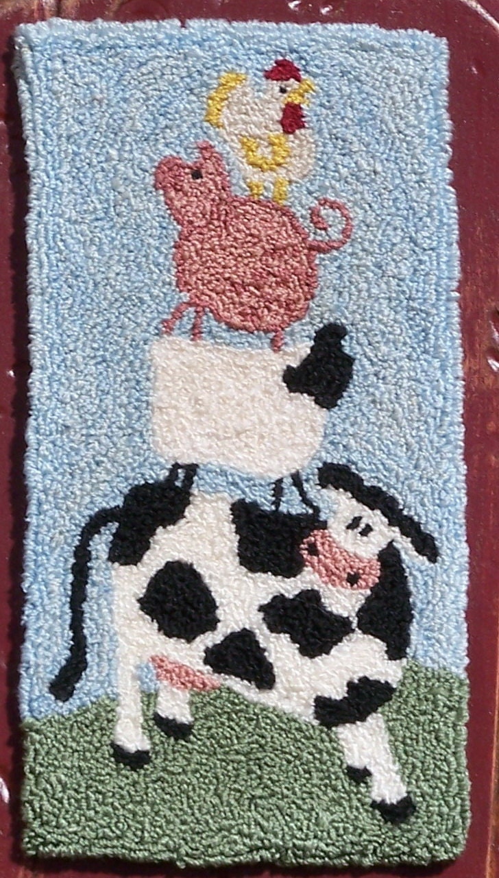 Up on the Farm Punch Needle - Etsy