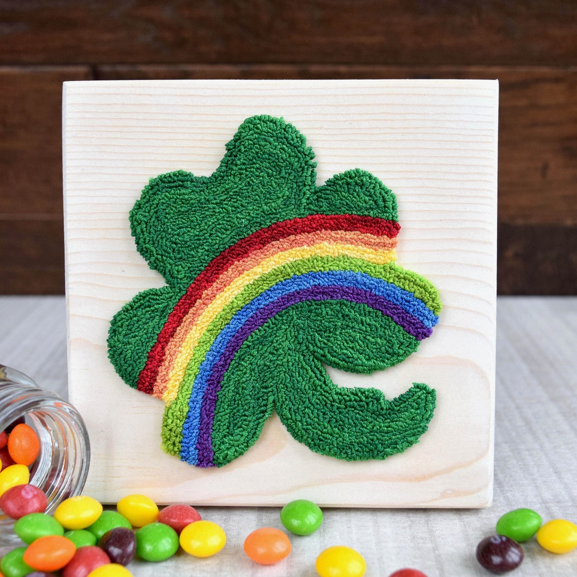 Over the Rainbow Punch Needle Pattern DIGITAL - Etsy