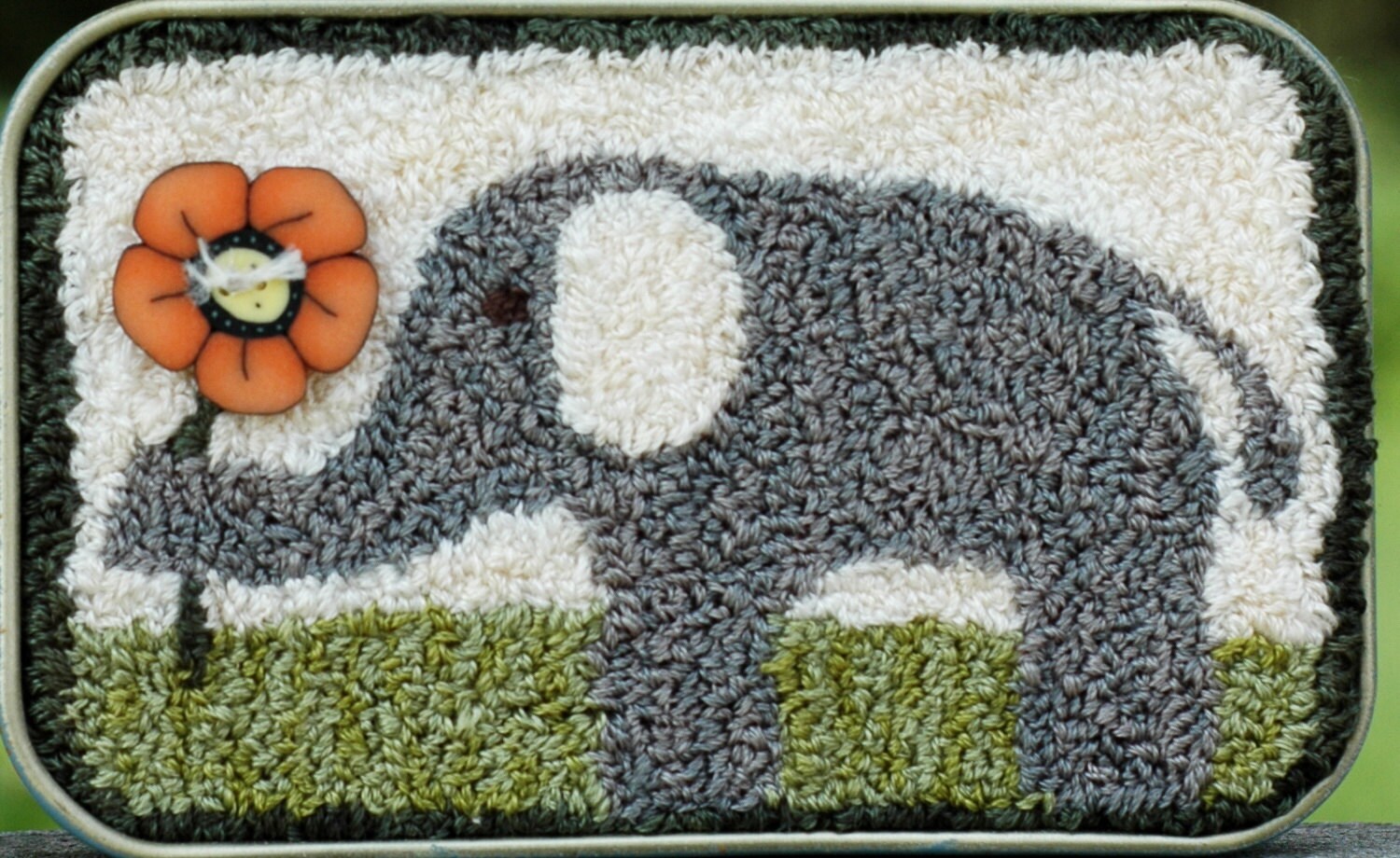 Picking Poppies With Penny Punch Needle Pattern & Fabric - Etsy