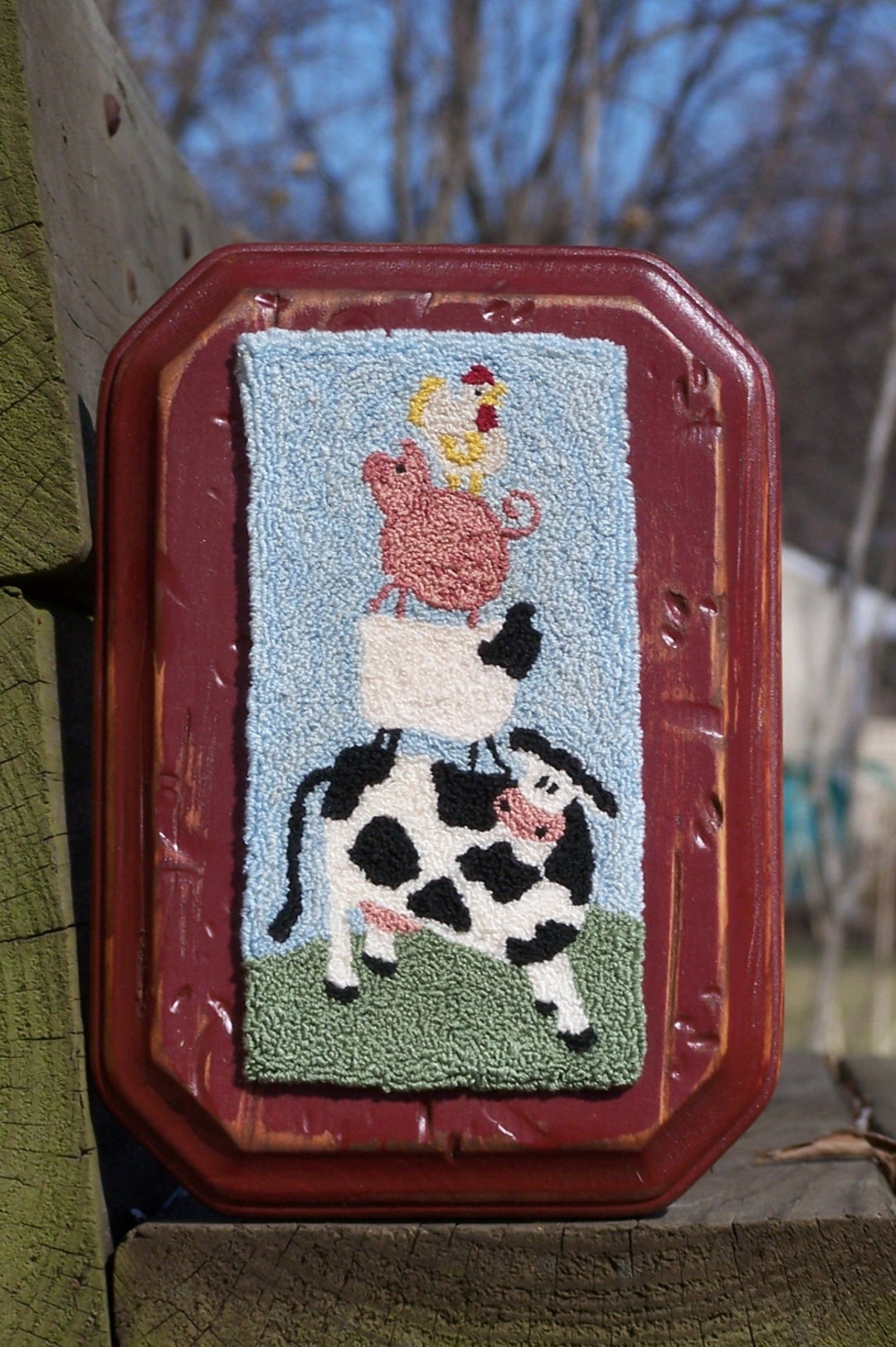 Up on the Farm Punch Needle - Etsy