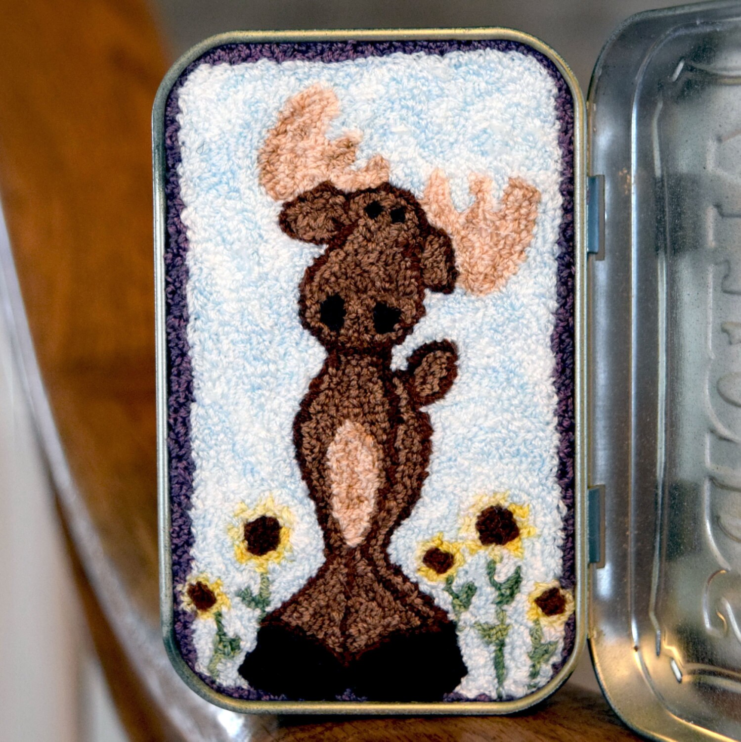 Mavis the Merry Moose Punch Needle - Etsy