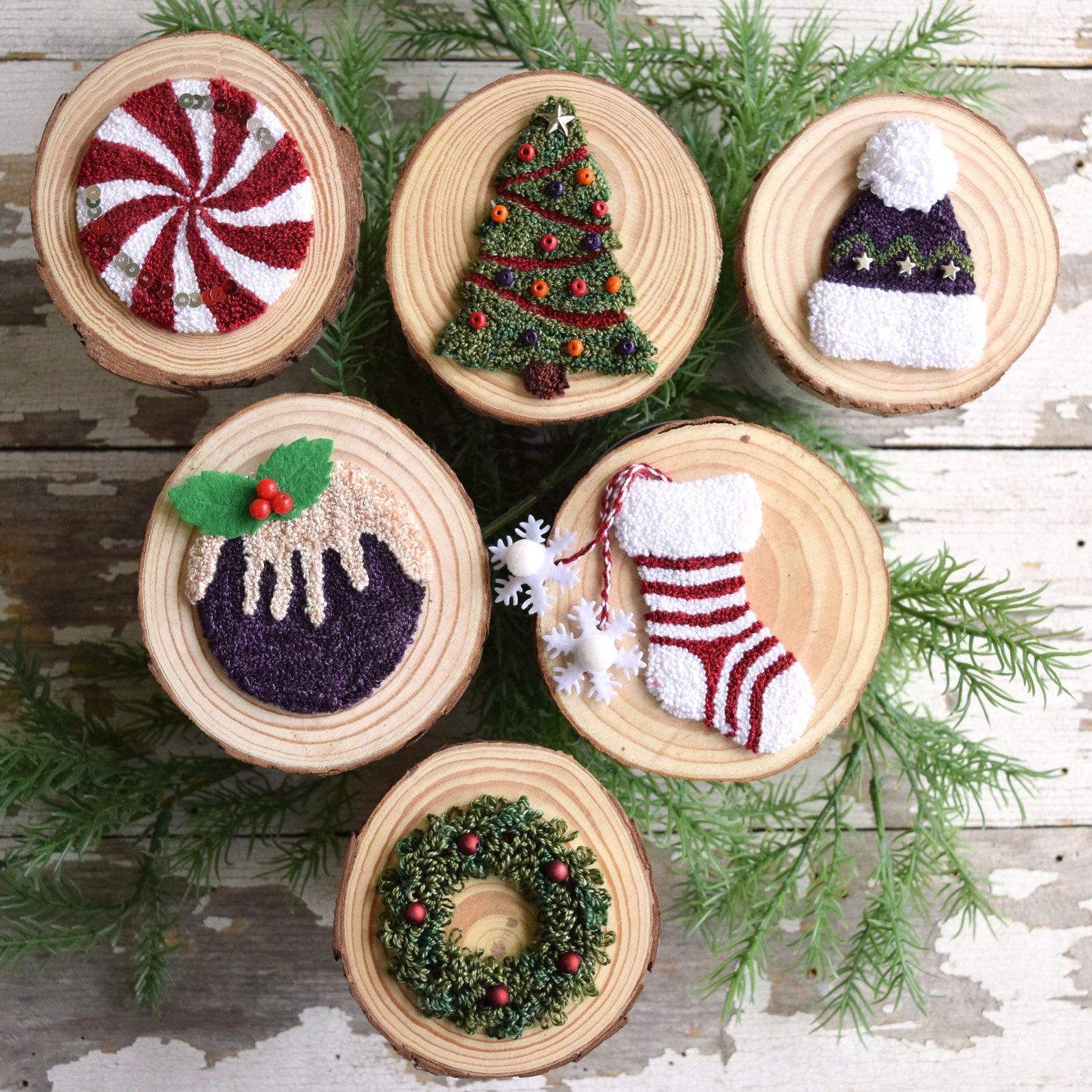 Winter Whimsy Wonder Part 2 Punch Needle Pattern DIGITAL | Etsy