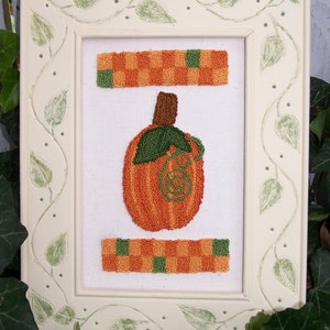 Pumpkin Patch Punch Needle - Etsy