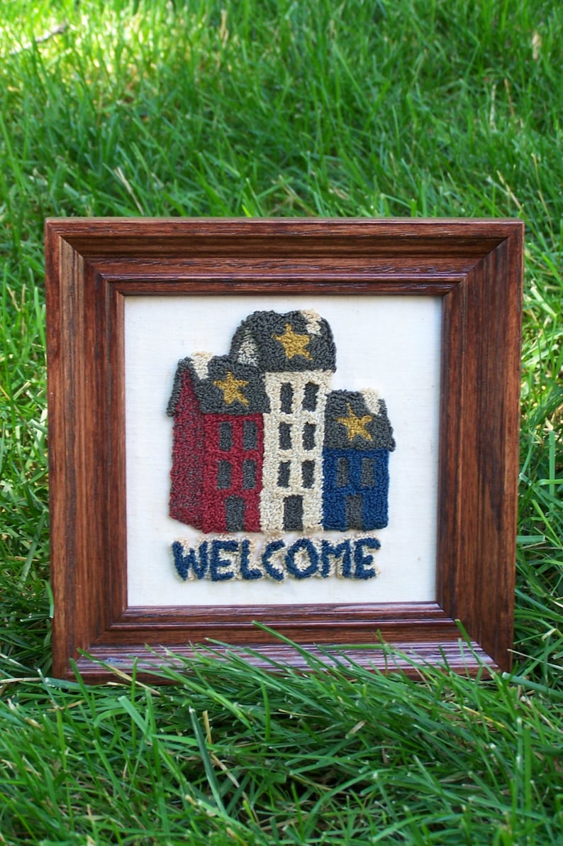 Welcome Home Punch Needle | Etsy