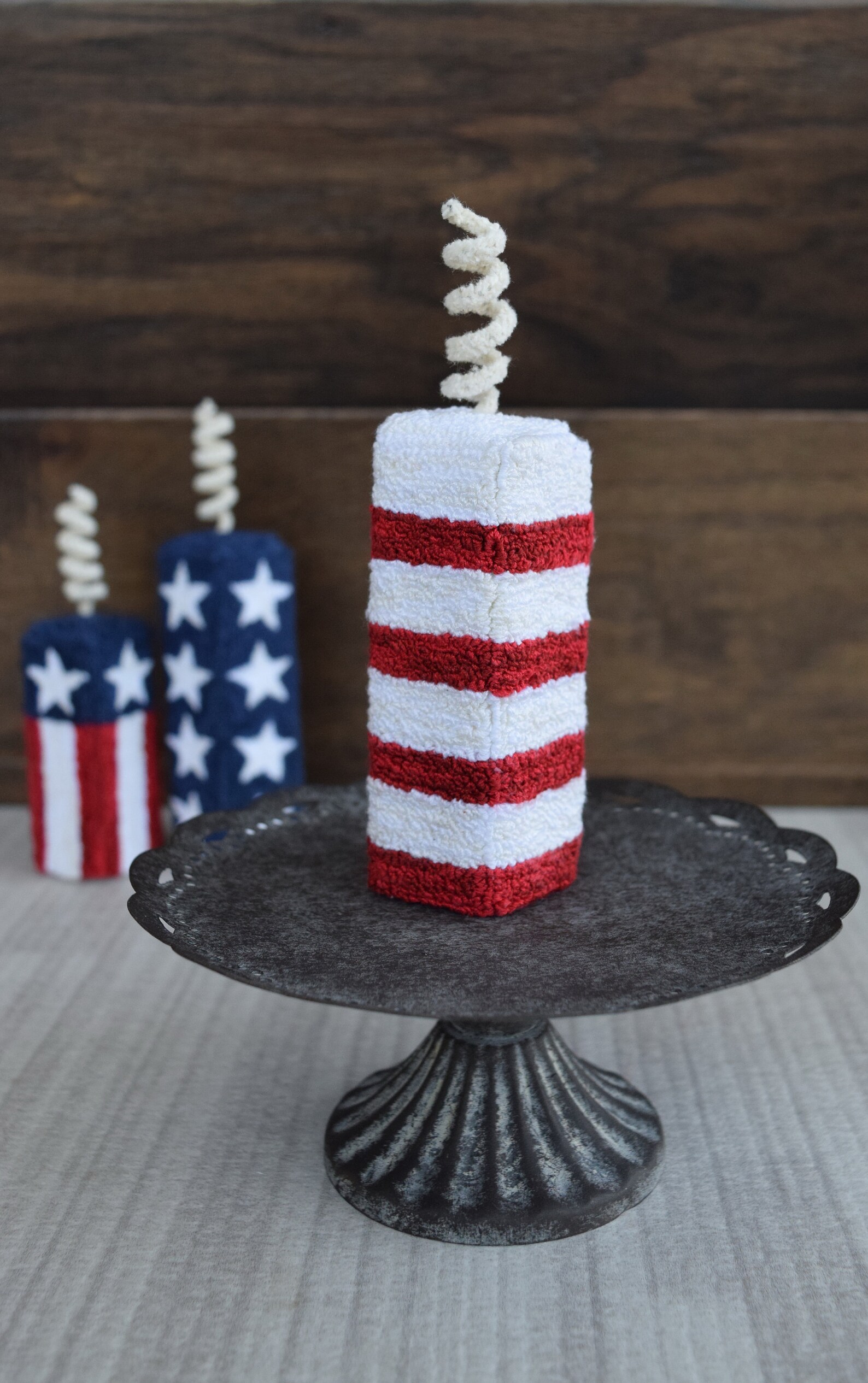 Firecrackers : Stripes Punch Needle Pattern DIGITAL - Etsy