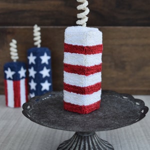 Firecrackers : Stripes Punch Needle Pattern - DIGITAL - Etsy