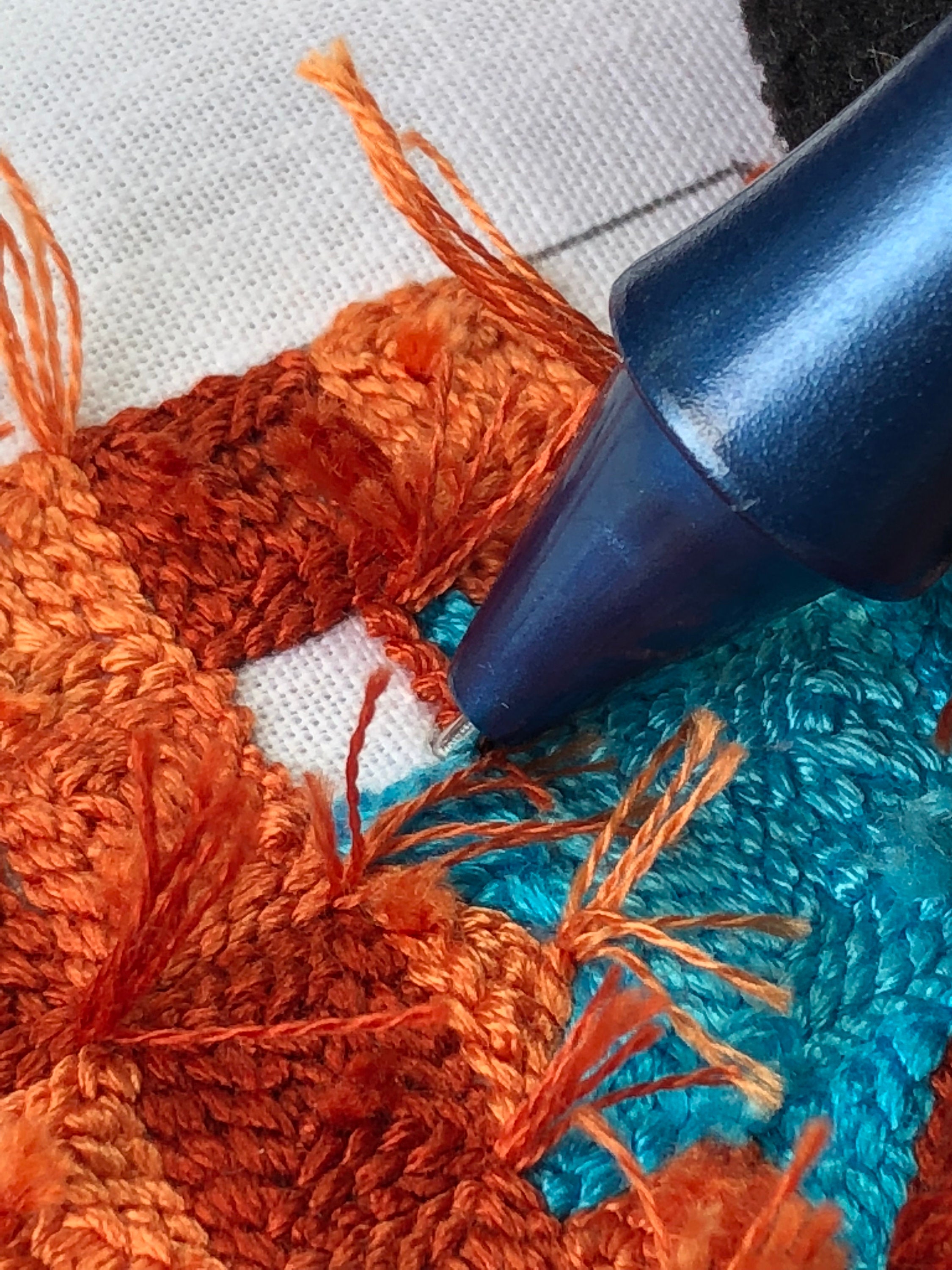 Patchwork Pumpkins Punch Needle Pattern & Fabric | Etsy